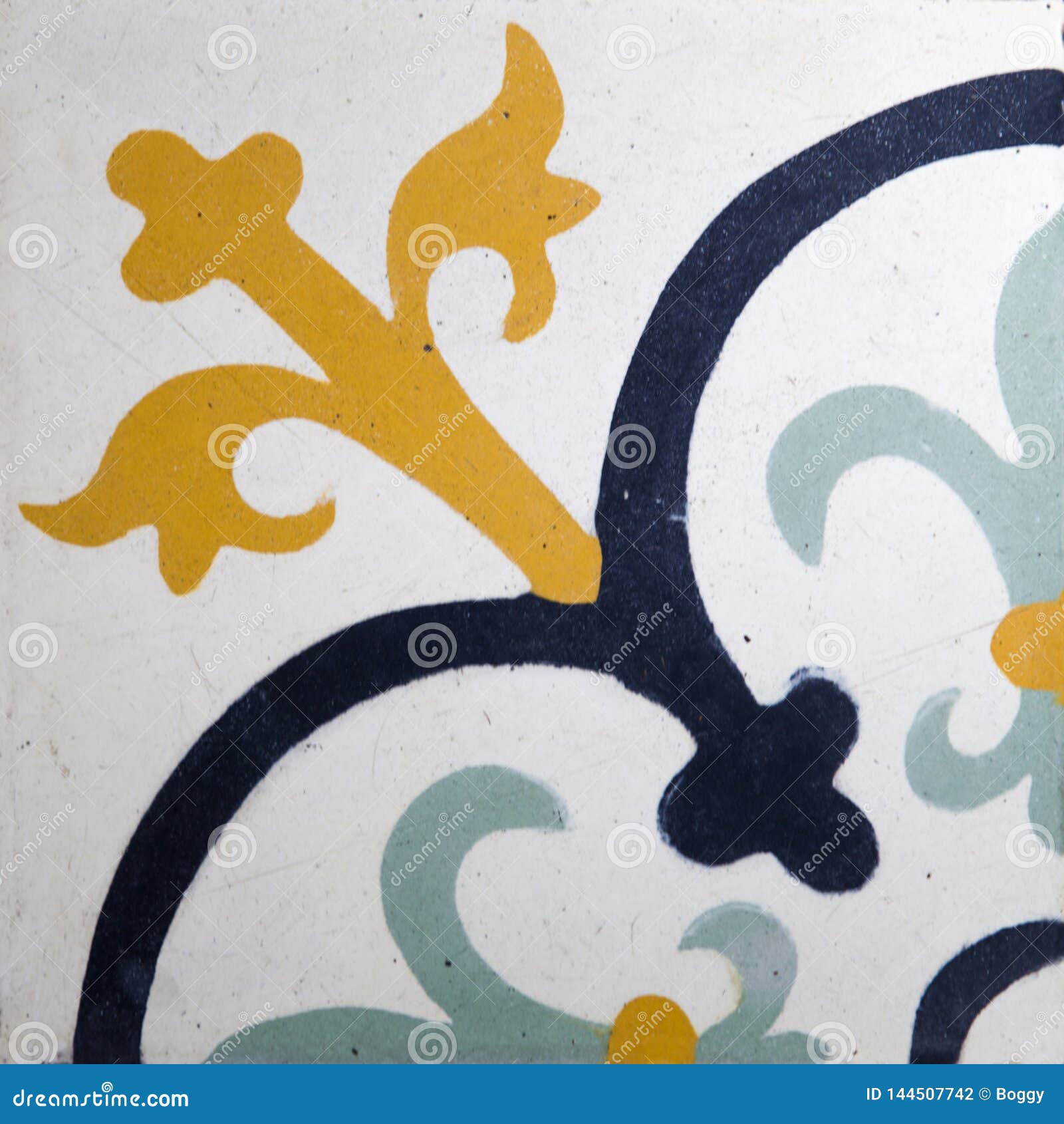 Traditional Balinese Ceramic Tile Stock Photo - Image of regular ...