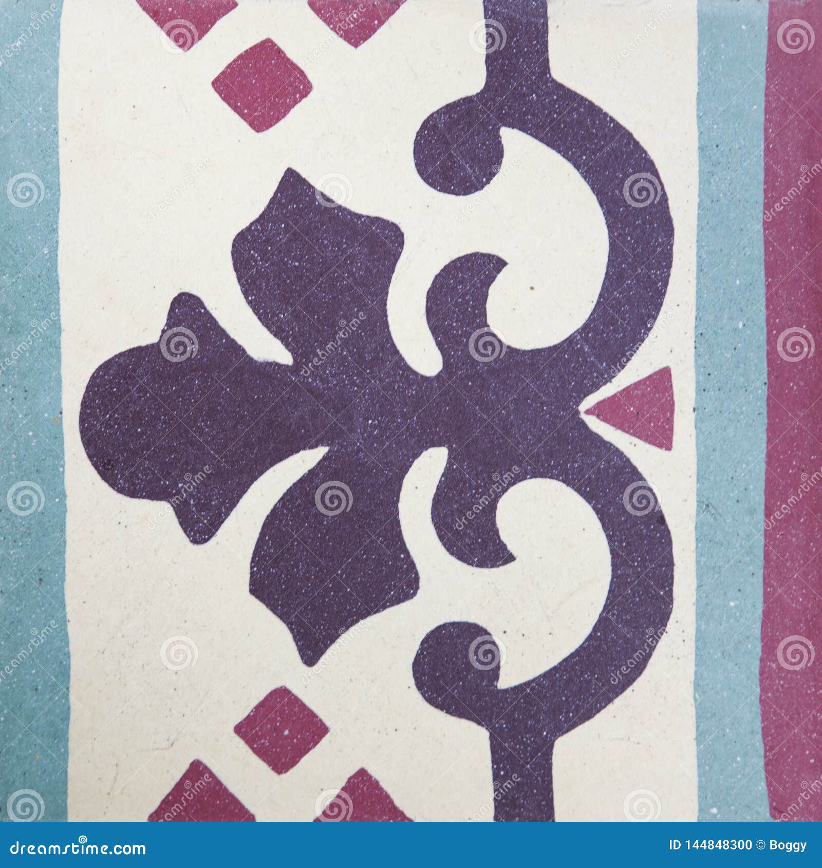 Traditional Balinese Ceramic Tile Stock Photo - Image of decorative ...