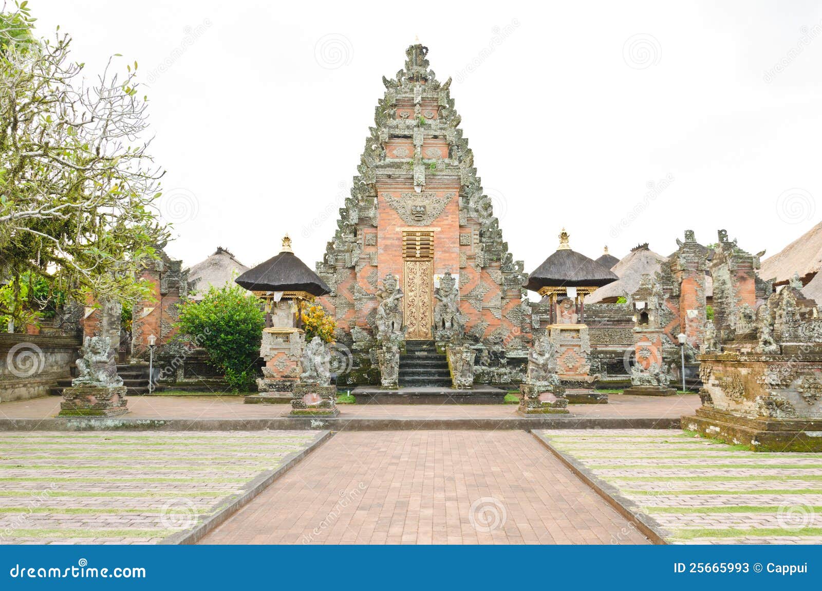 Traditional Balinese Temple Stock Image - Image of fence, beji: 25665993