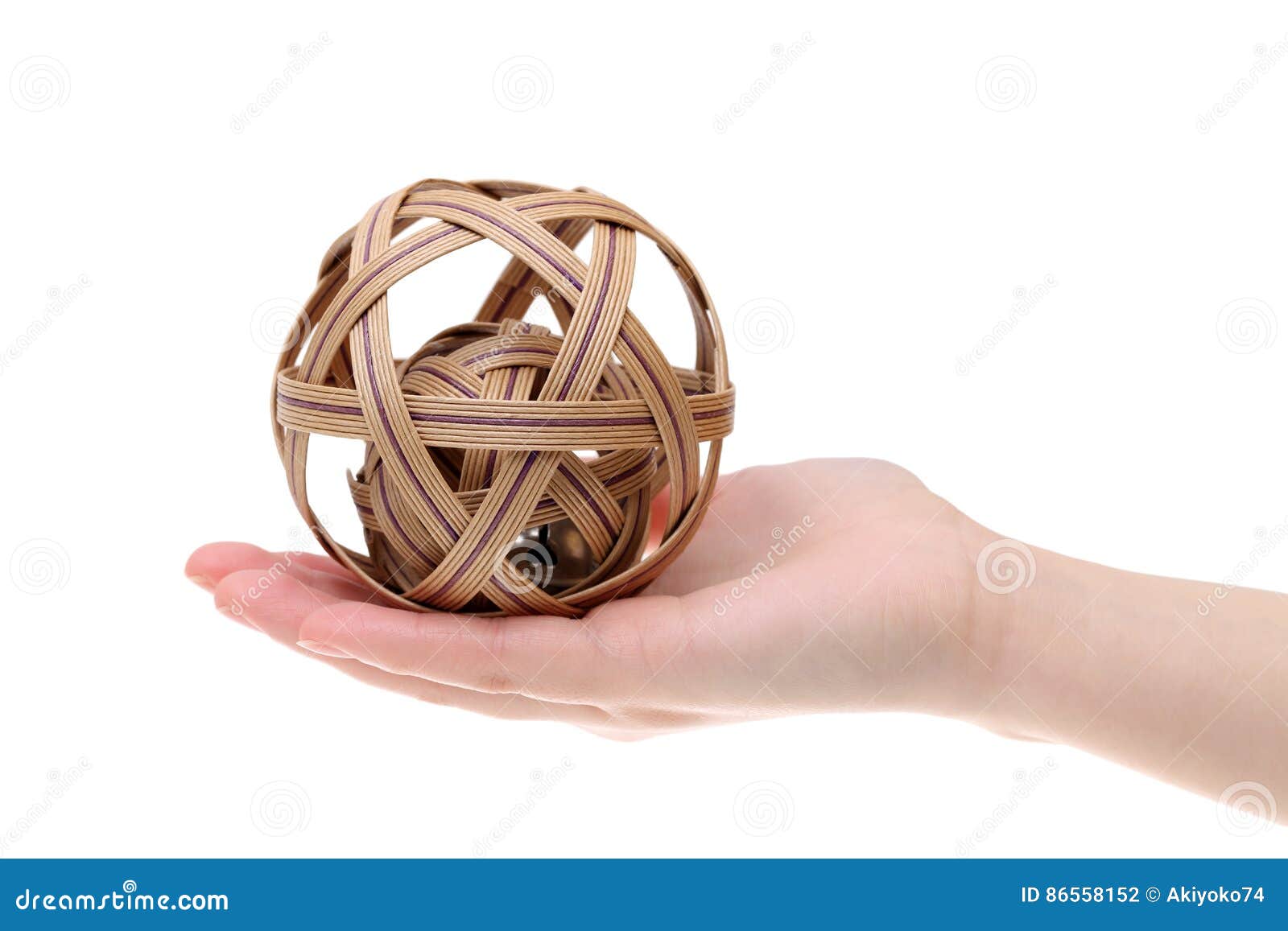 Traditional Ball on the Hand Stock Photo - Image of handmade ...