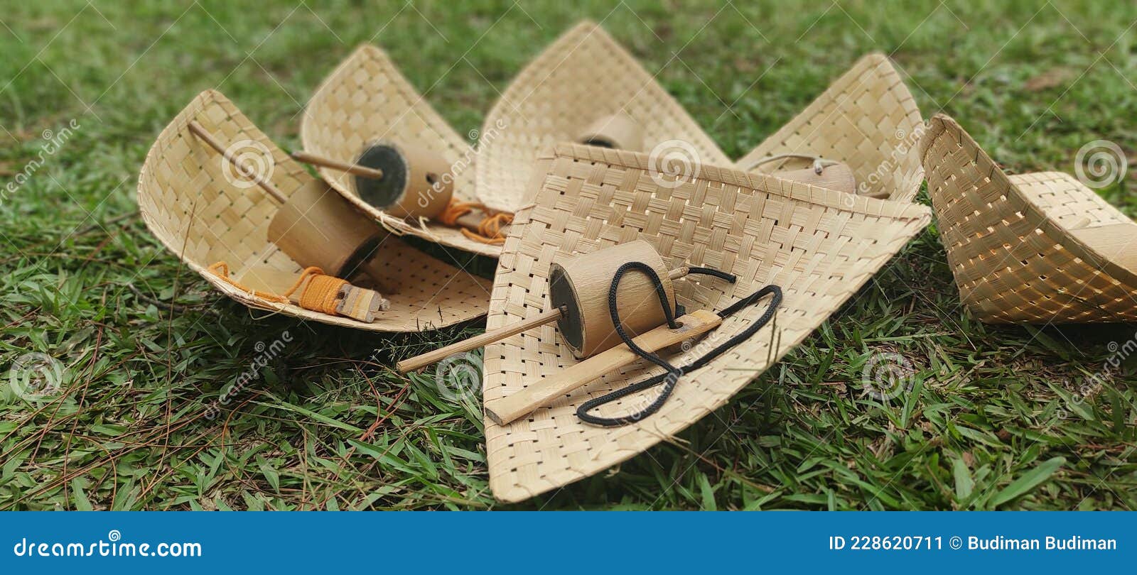 Traditional Bamboo Toys stock image. Image of bamboo - 228620711