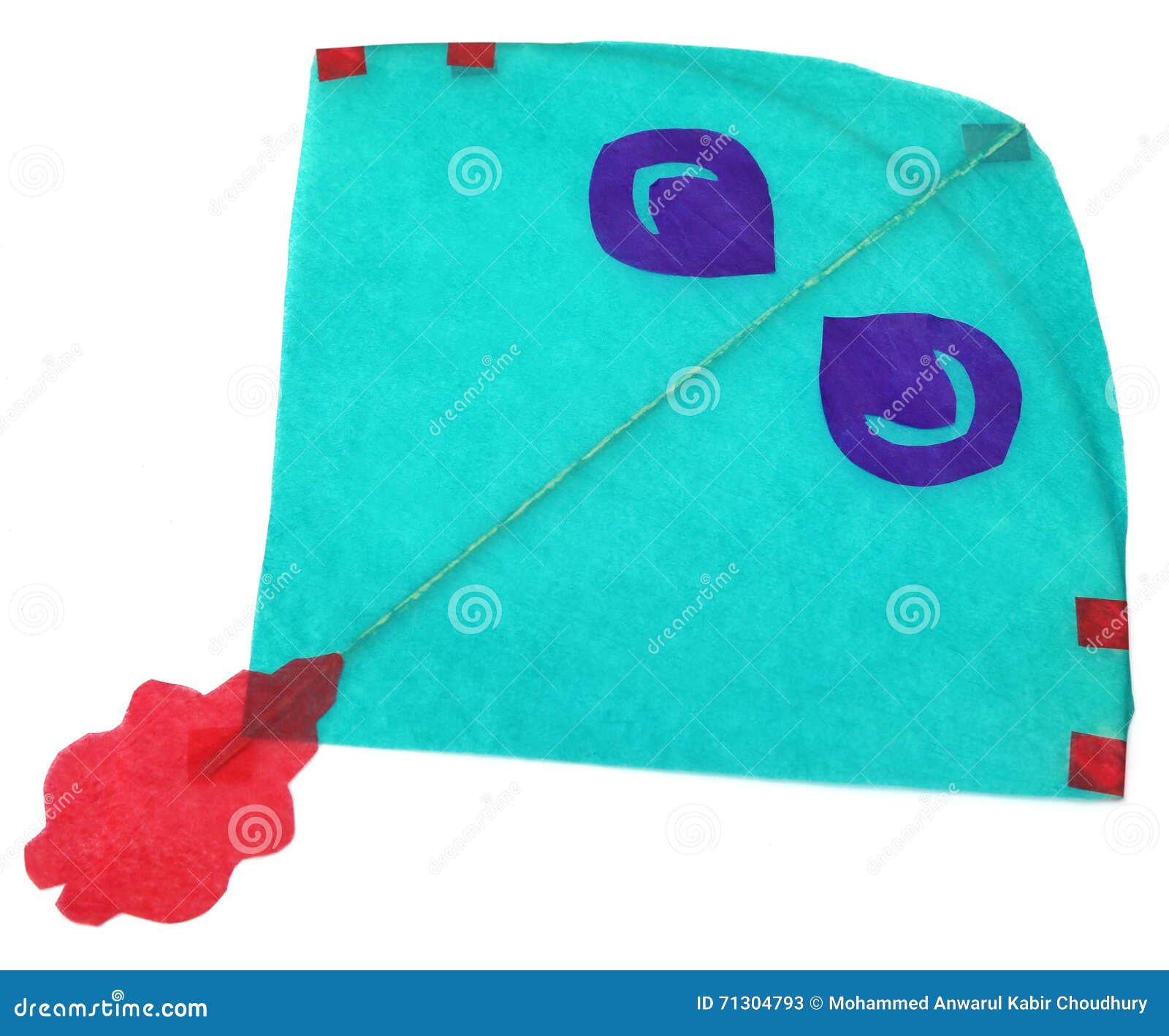 Traditional Bangladeshi Kite Made Of Thin Paper Stock Image ...