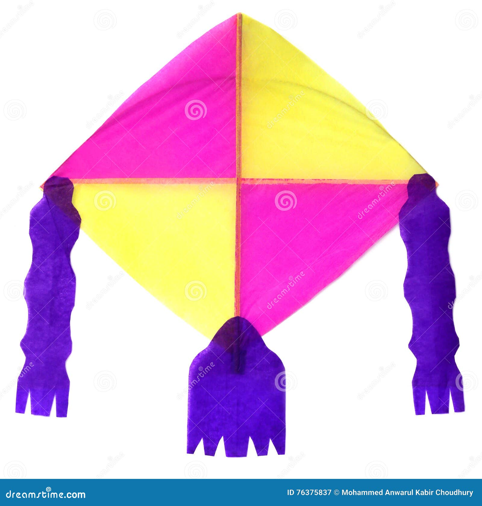 Traditional Bangladeshi Kite Made Of Thin Paper Stock Image ...