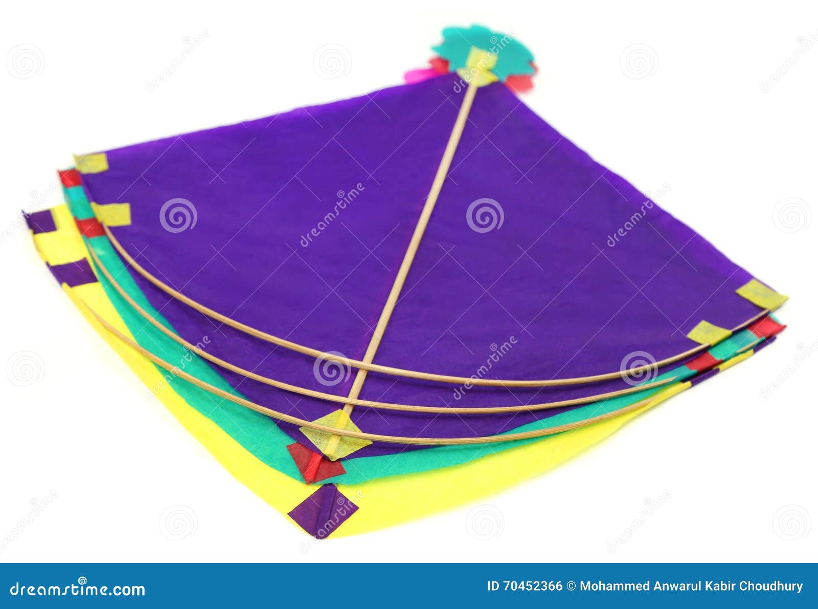 Traditional Bangladeshi Kite Made Of Thin Paper Stock Image ...