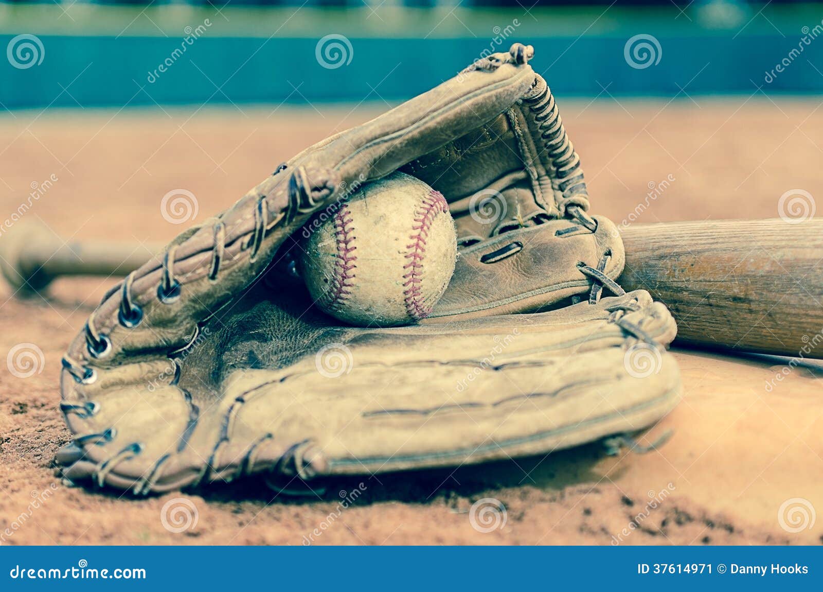 Traditional Baseball stock image. Image of worn, sixties - 37614971