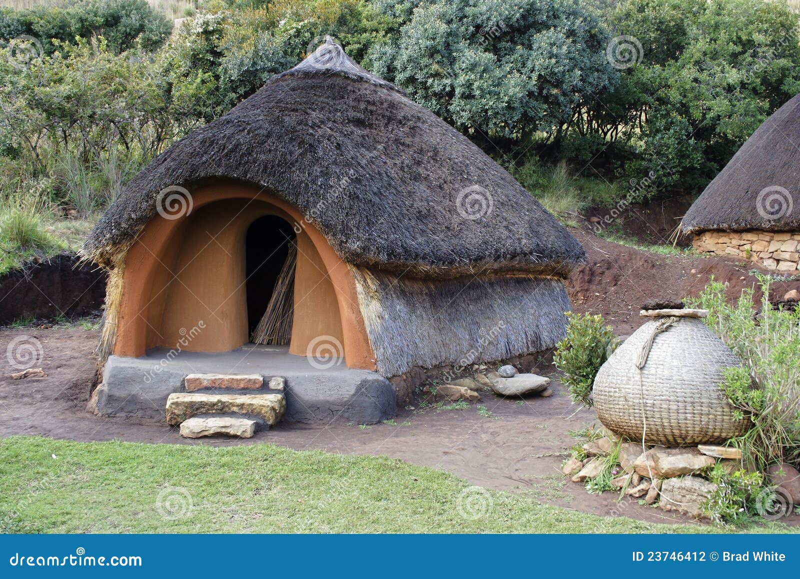 Traditional Basotho Hut stock photo. Image of national - 23746412