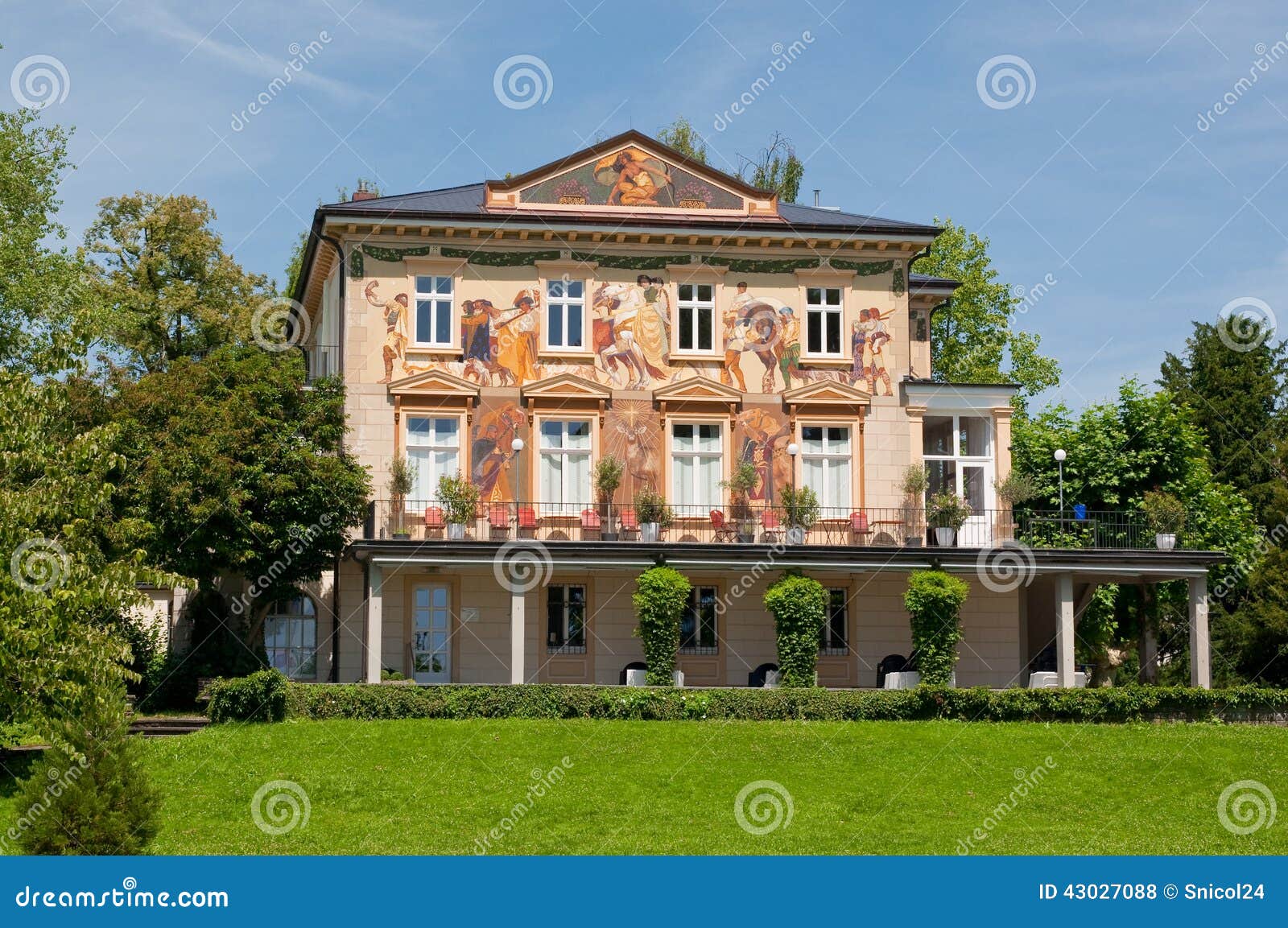 Traditional bavarian house stock photo. Image of front - 43027088