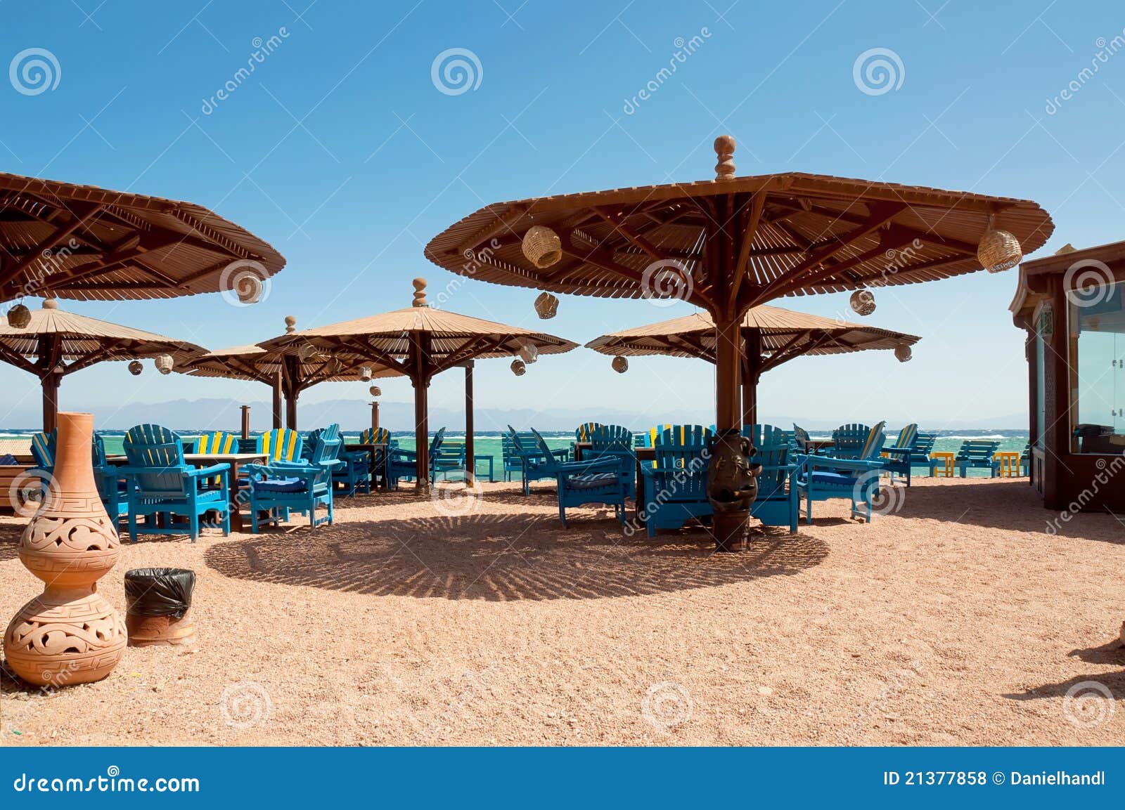 Traditional Beach Restaurant Stock Photo - Image of culture, holiday ...
