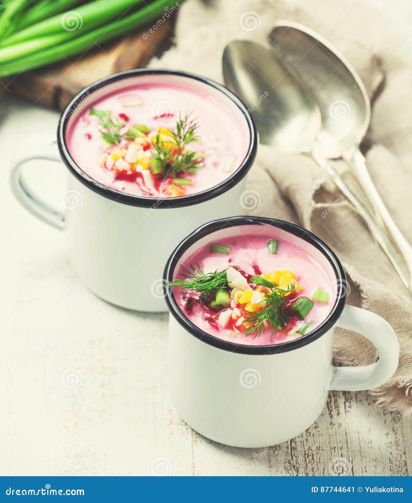Traditional Beetroot Cold Soup Stock Image - Image of meal, beetroot ...