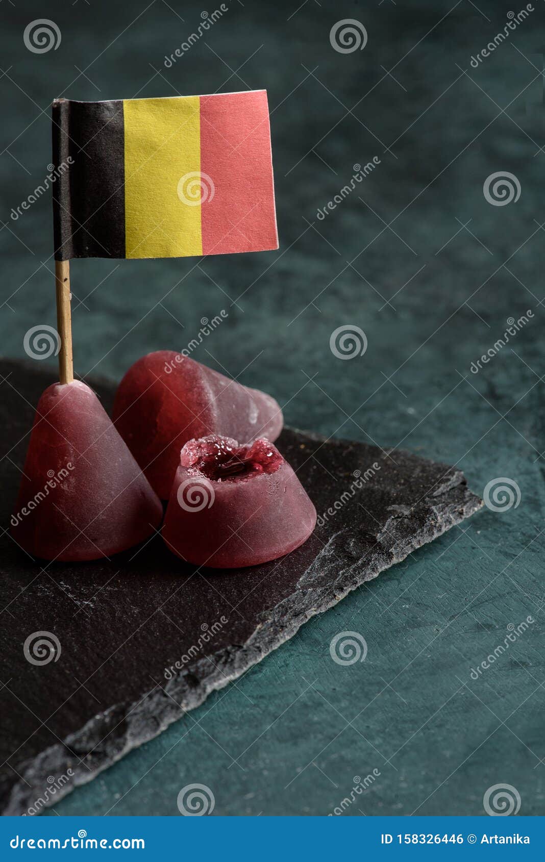 Traditional Belgian Cuberdons Candy Stock Photo - Image of arabic ...