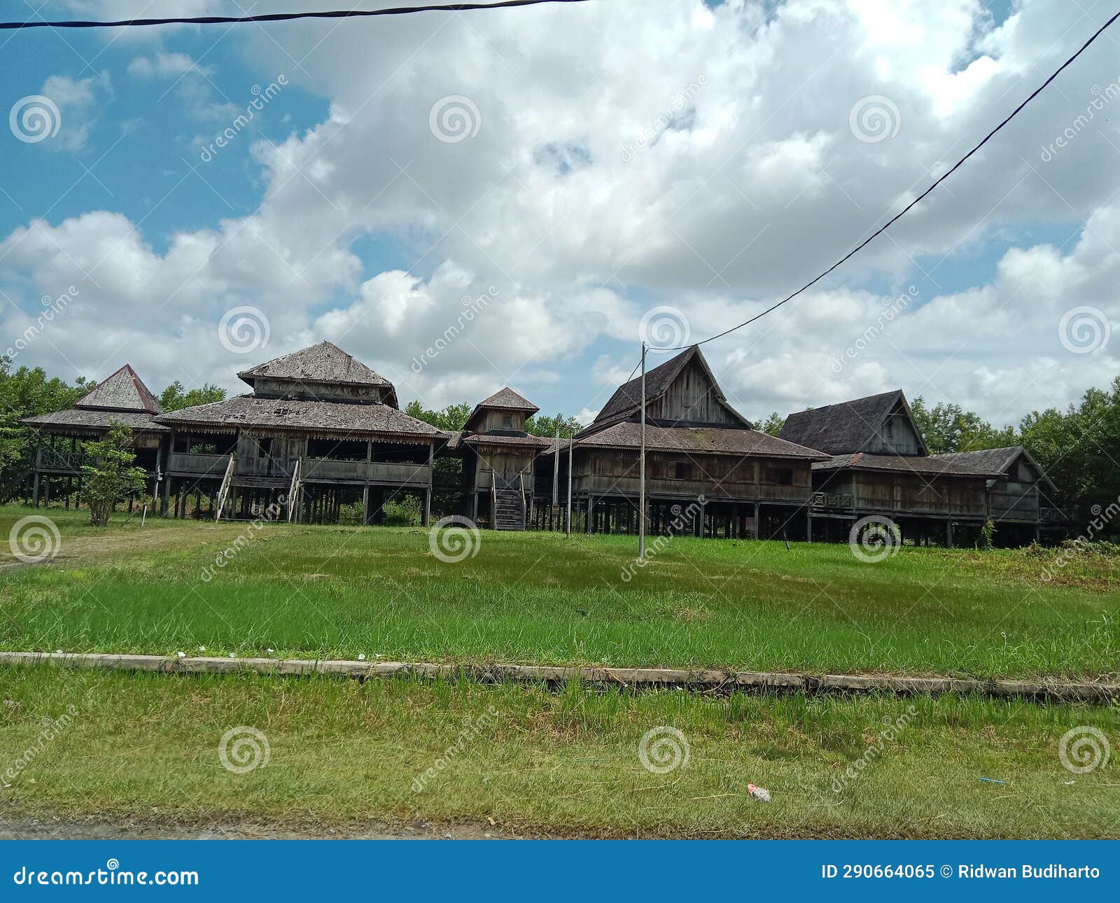 Traditional betang home stock image. Image of farm, tree - 290664065