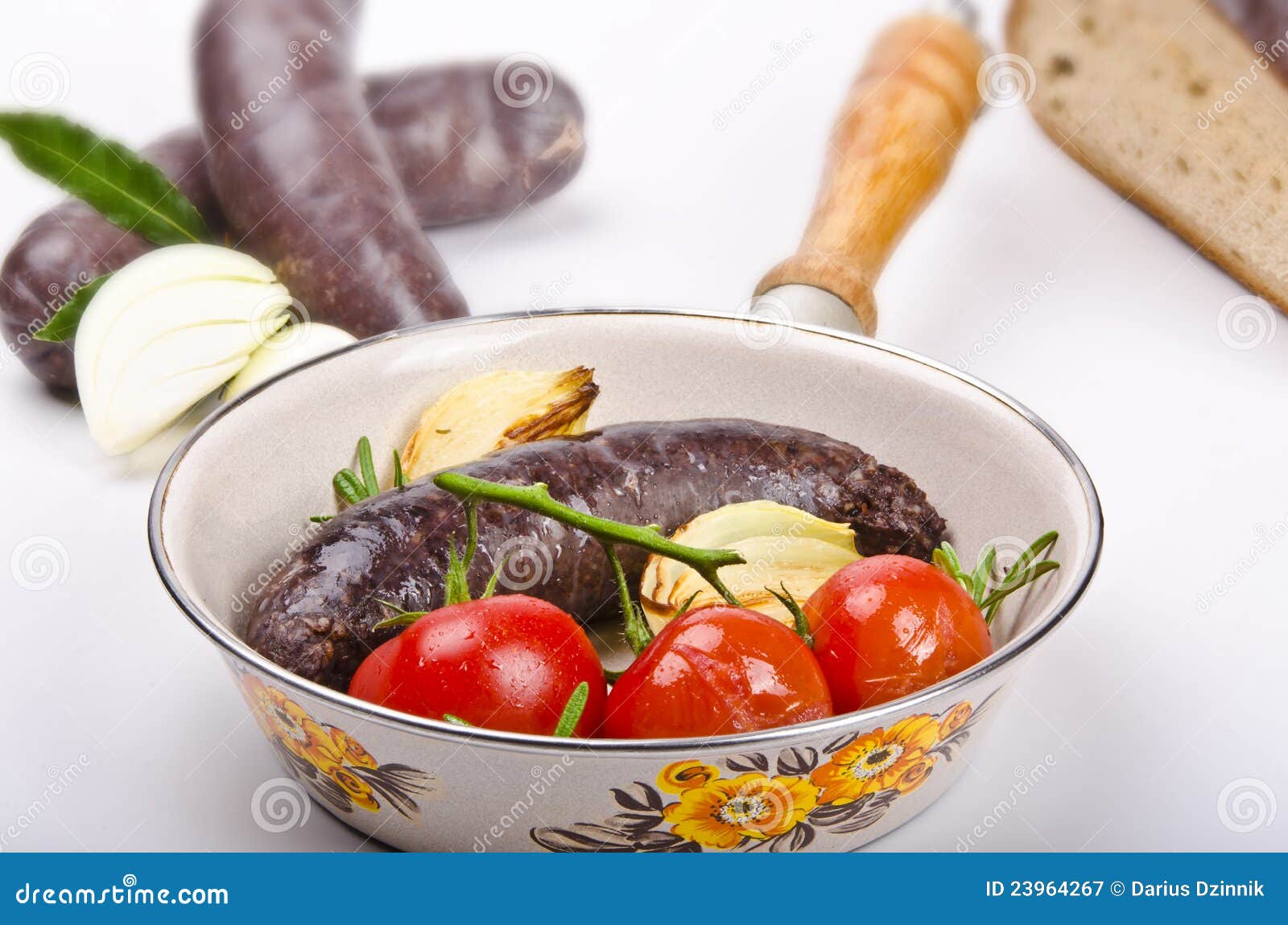 Traditional blood sausage stock image. Image of food - 23964267