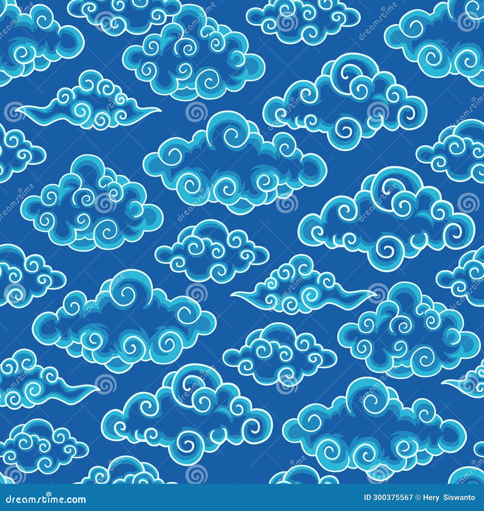 Blue Batik Dye Textures. Watercolor Ethnic Royalty-Free Stock ...