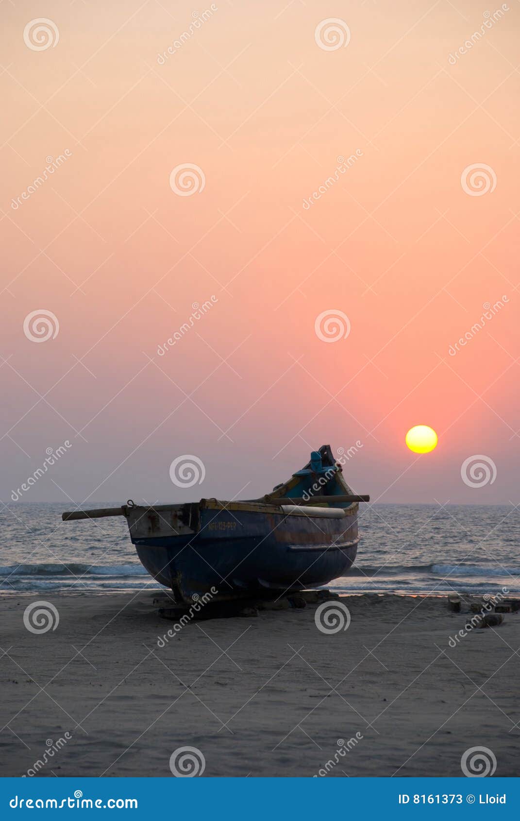 Traditional Boat of GOA, India Stock Image - Image of sand, travel: 8161373