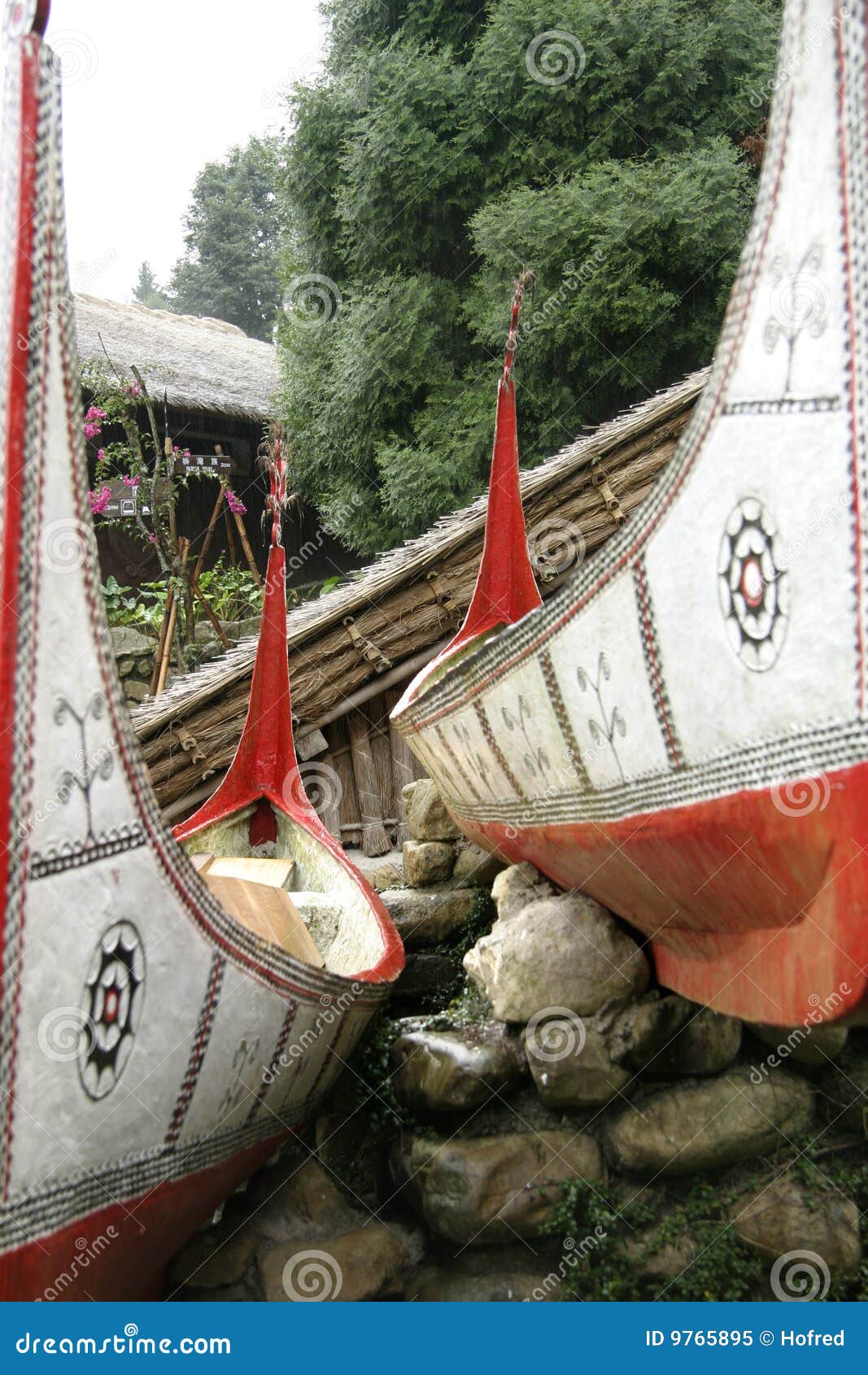 Traditional boats stock image. Image of remote, taiwan - 9765895
