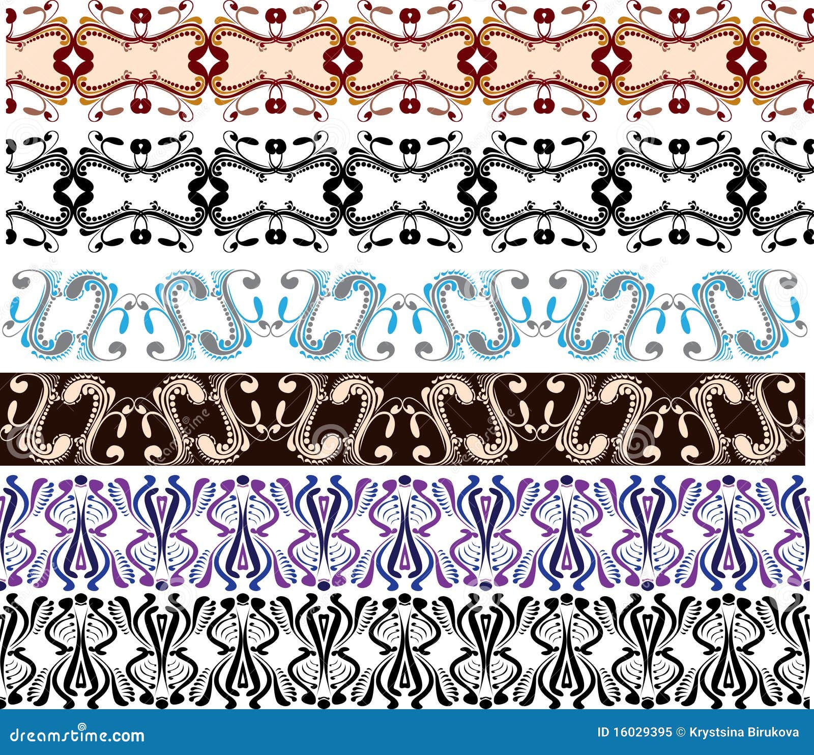 Traditional borders set stock vector. Illustration of architectural ...