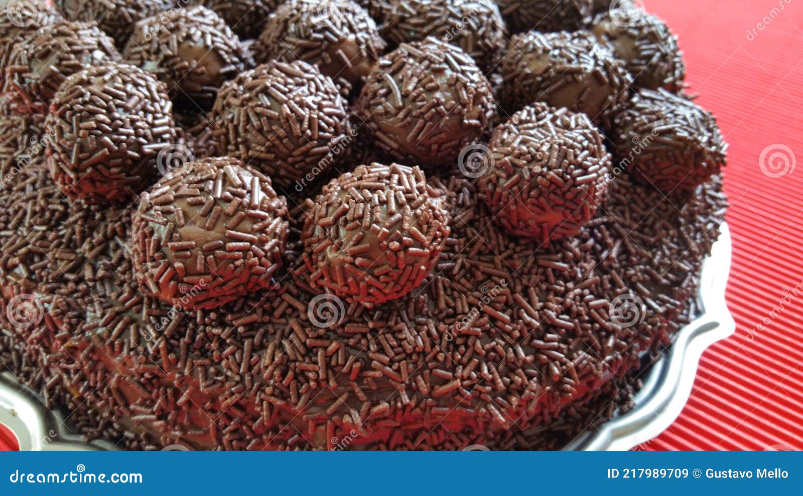 Traditional Brazilian Brigadier Cake Stock Image - Image of brown ...