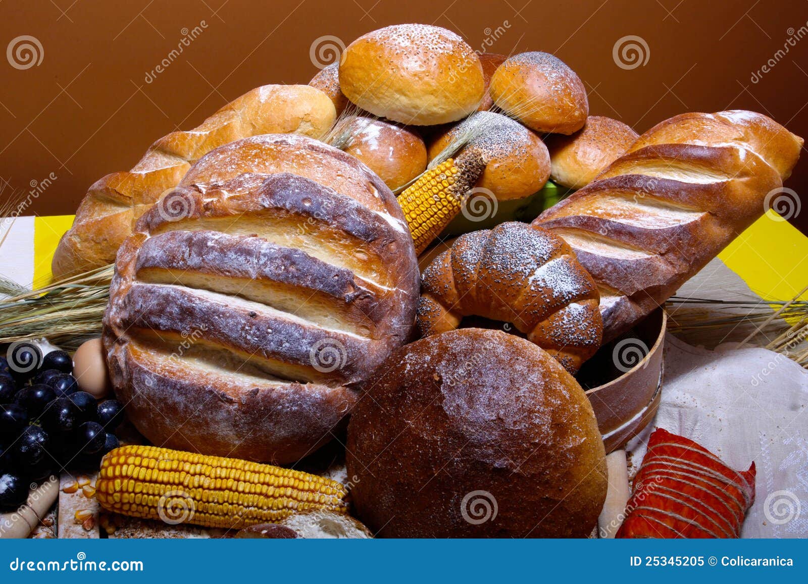 Traditional bread stock image. Image of diet, specialties - 25345205