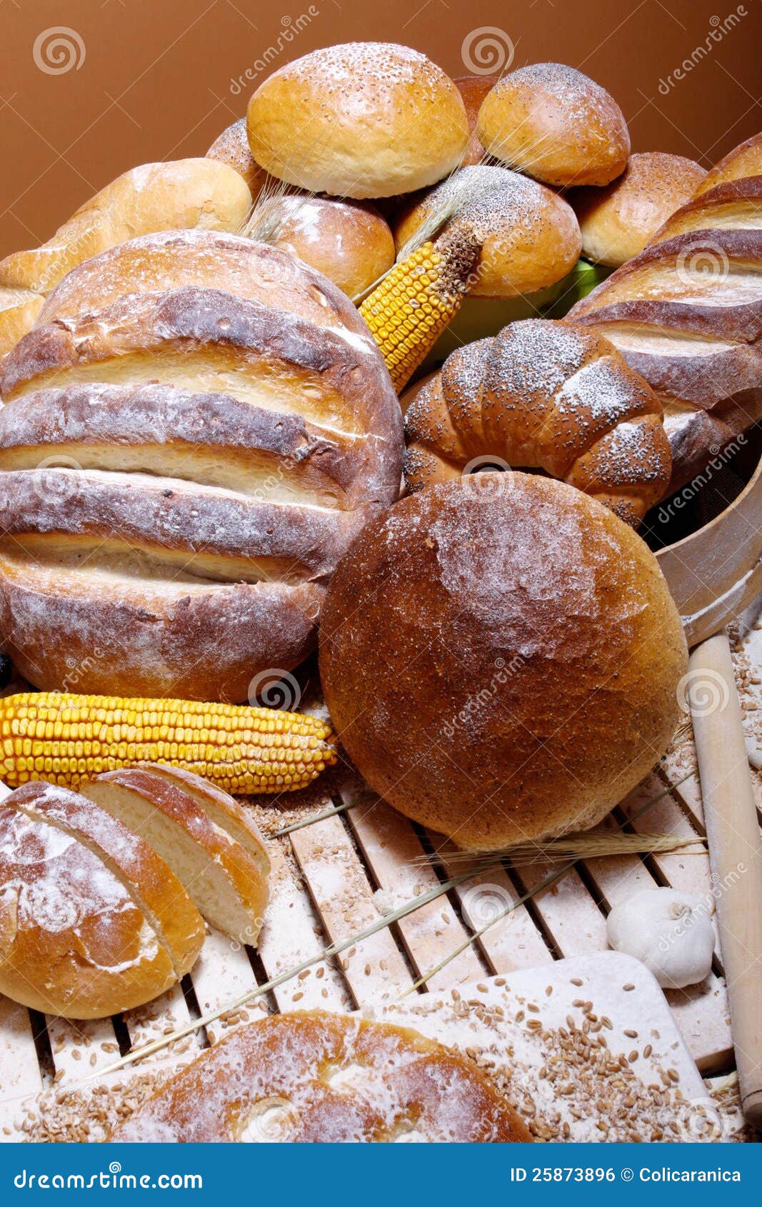 Traditional bread stock photo. Image of tasty, nature - 25873896