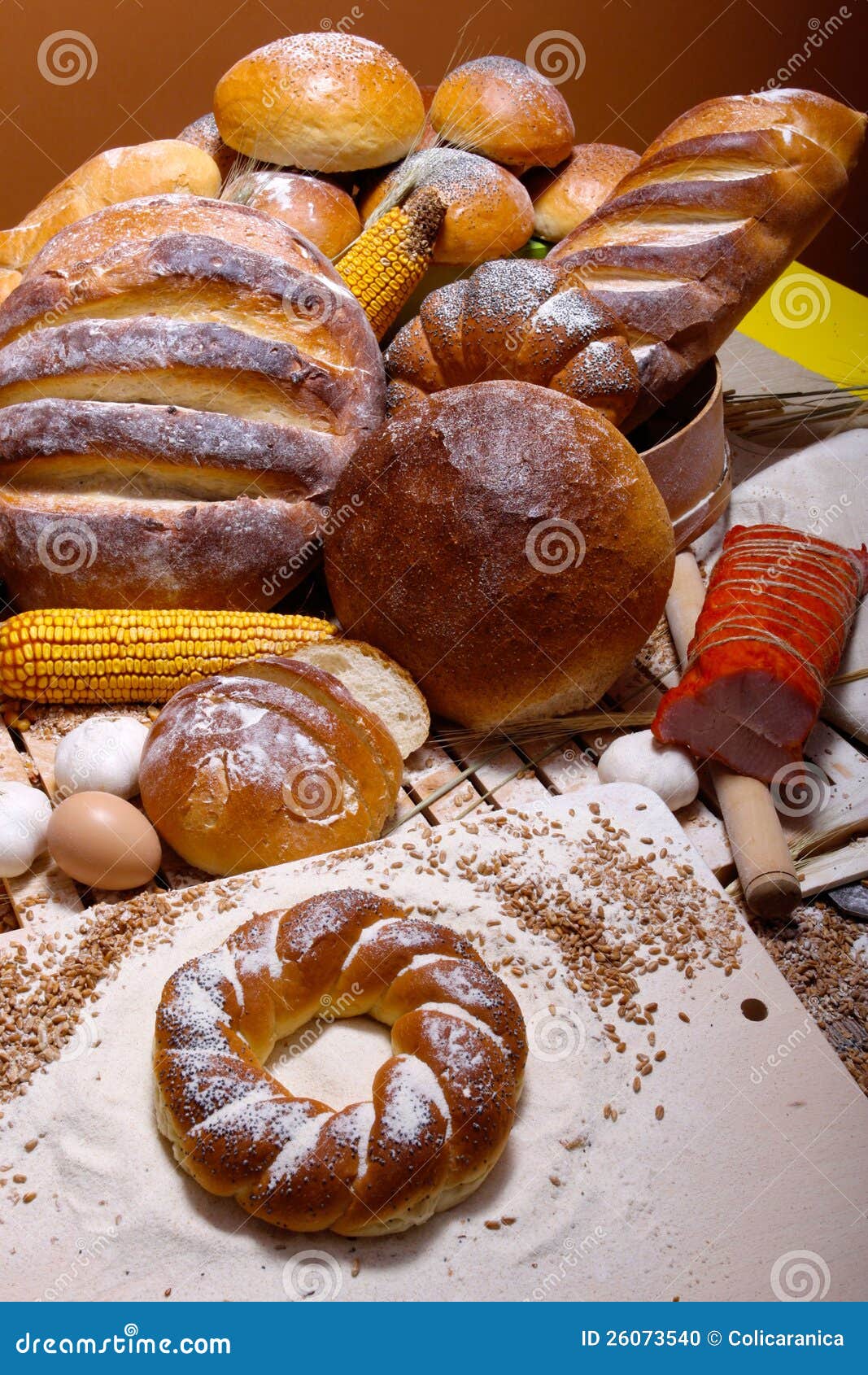 Traditional bread stock photo. Image of homemade, bake - 26073540