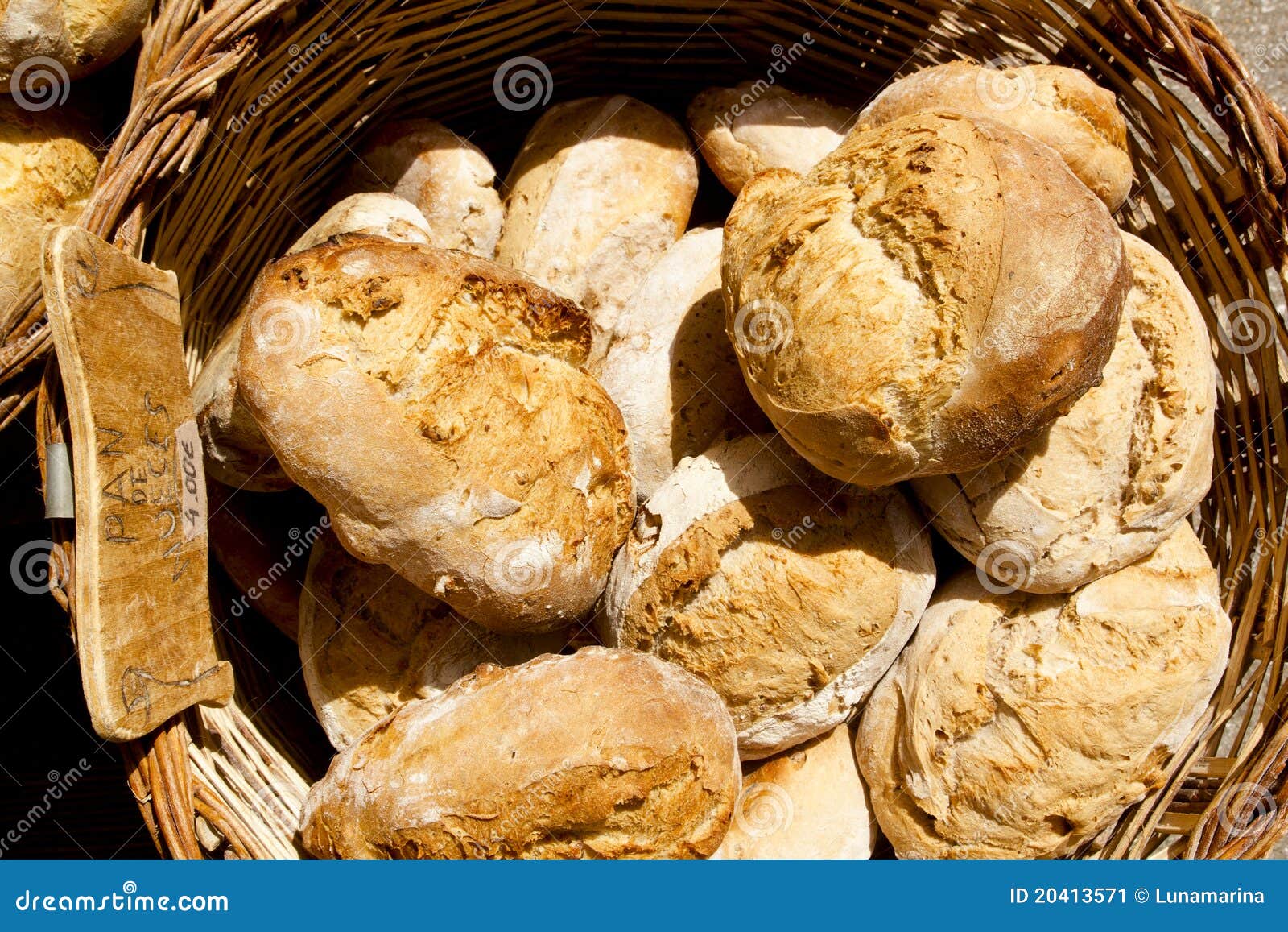 Traditional Bread from Mediterranean Spain Stock Image - Image of ...