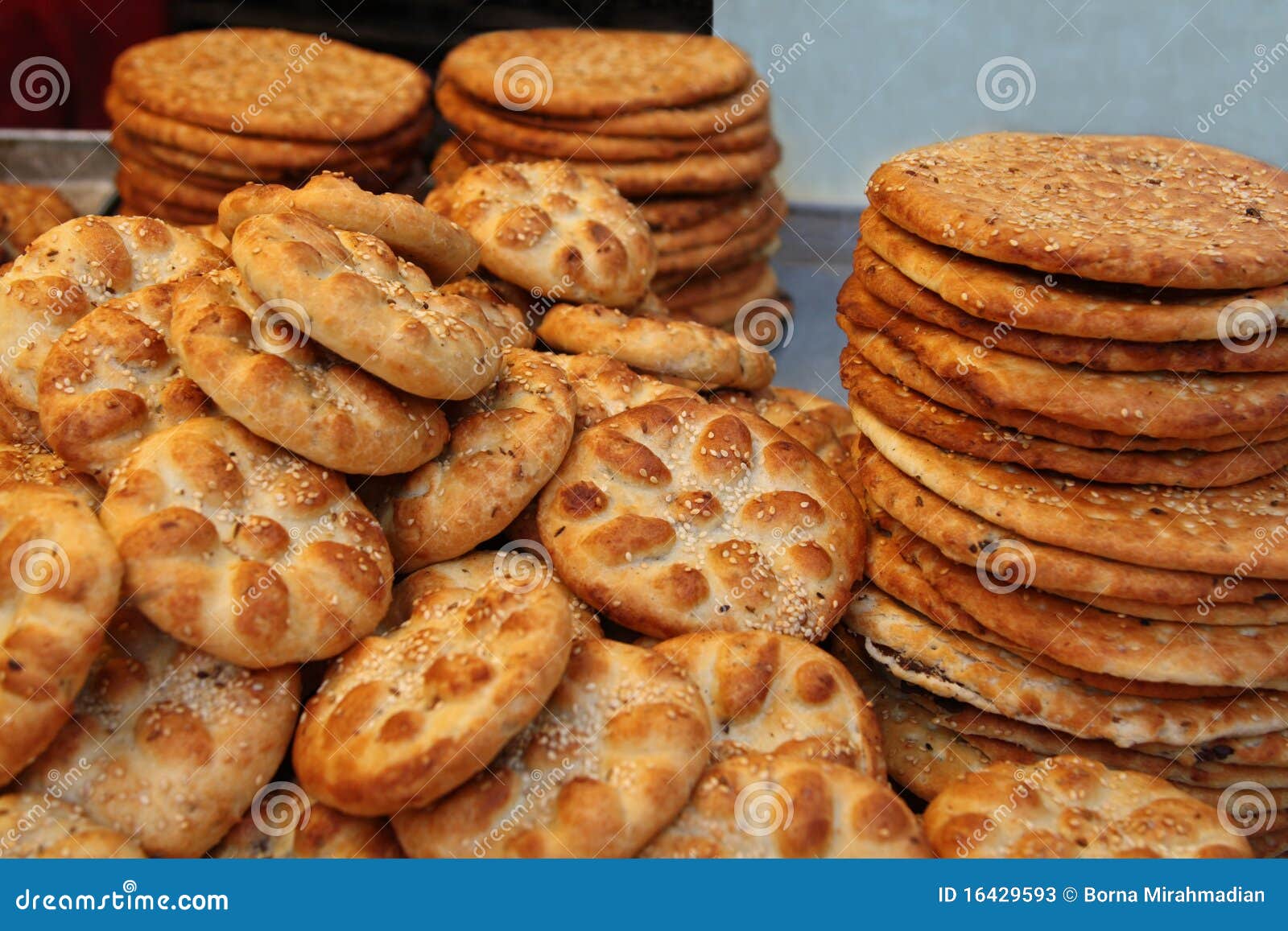 Traditional Bread and Pastries in a Confectionary Stock Image - Image ...