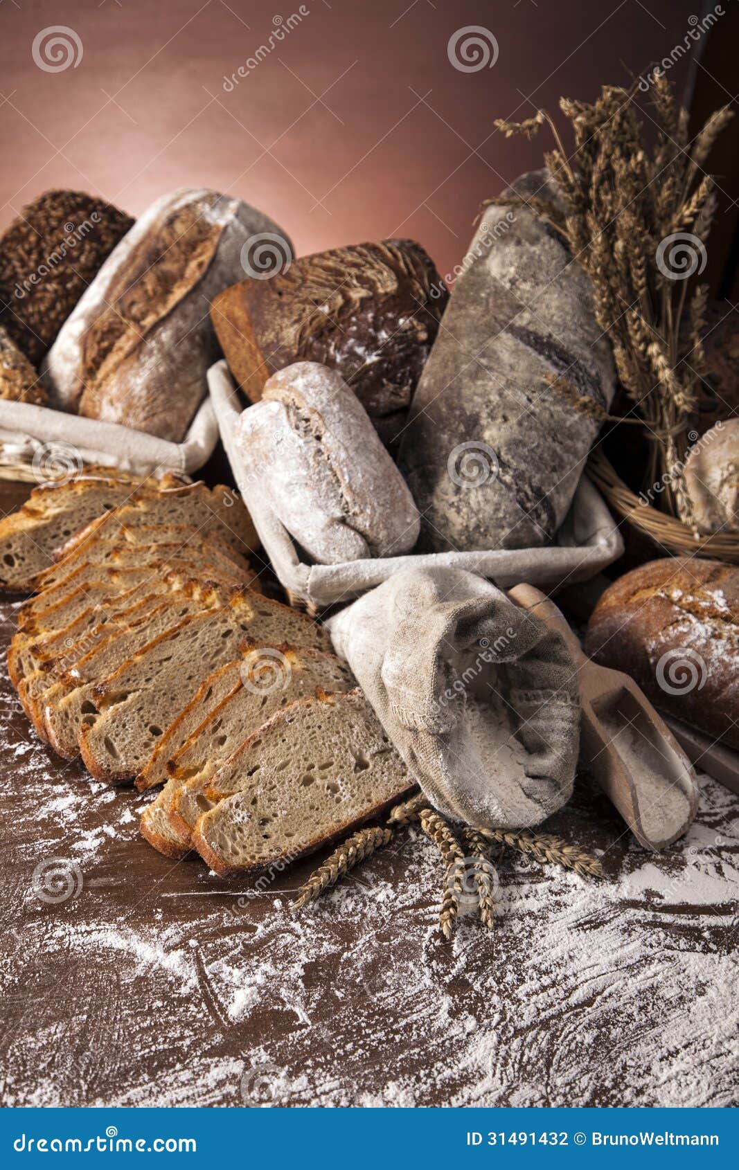 Traditional bread stock photo. Image of bakery, basket - 31491432