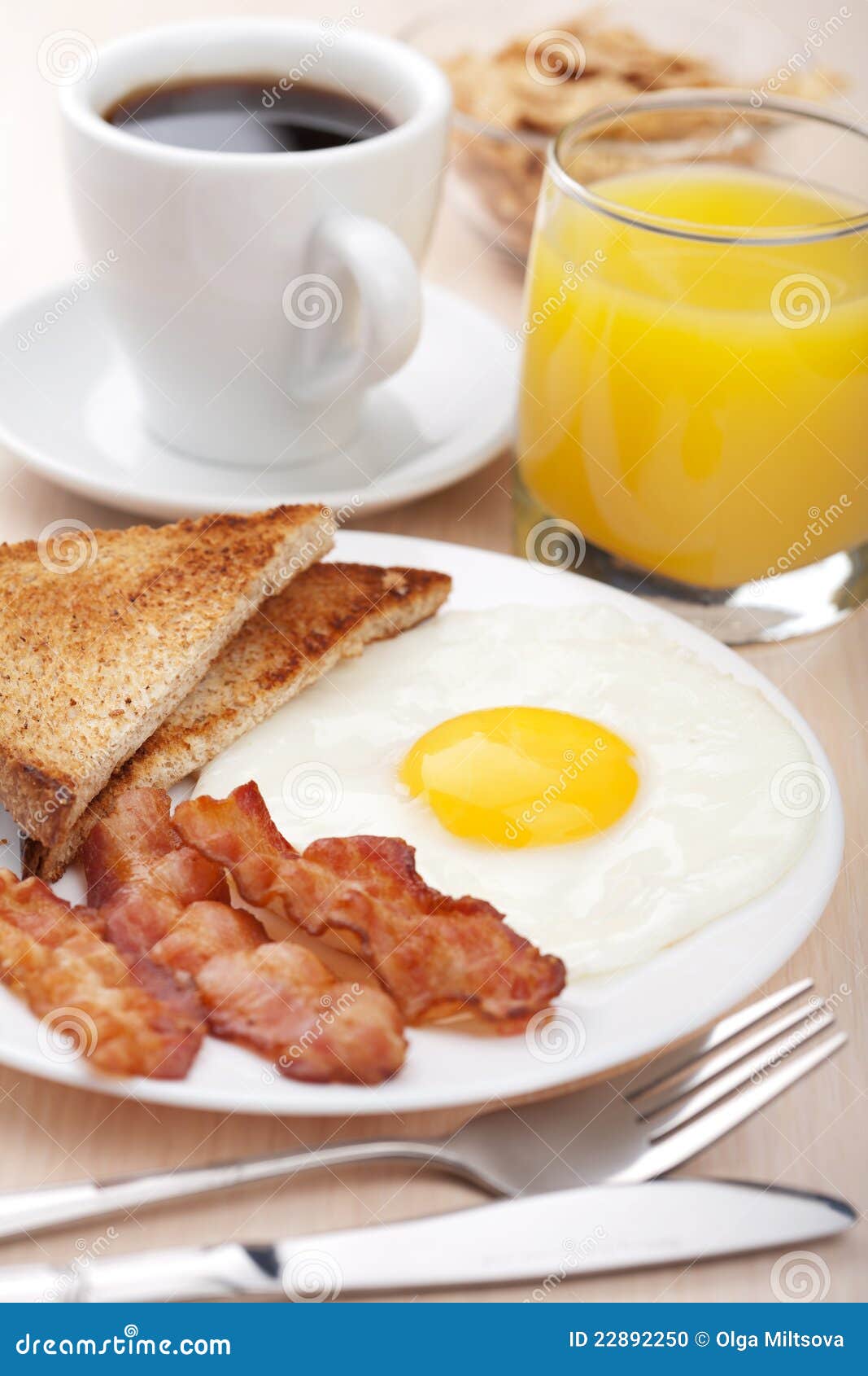 Traditional breakfast stock photo. Image of delicious - 22892250