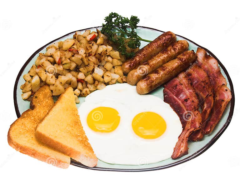 Traditional Breakfast stock image. Image of crispy, hash - 354003