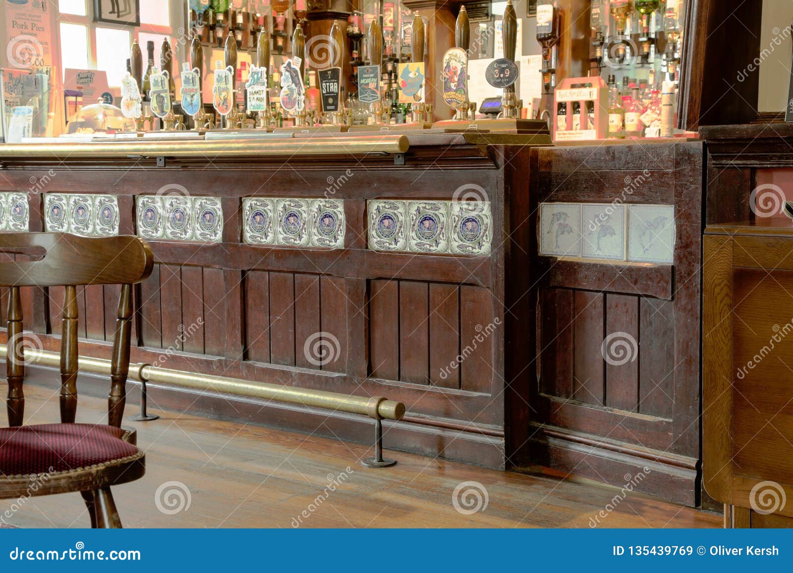 Traditional British Pub Interior Editorial Stock Image - Image of ...