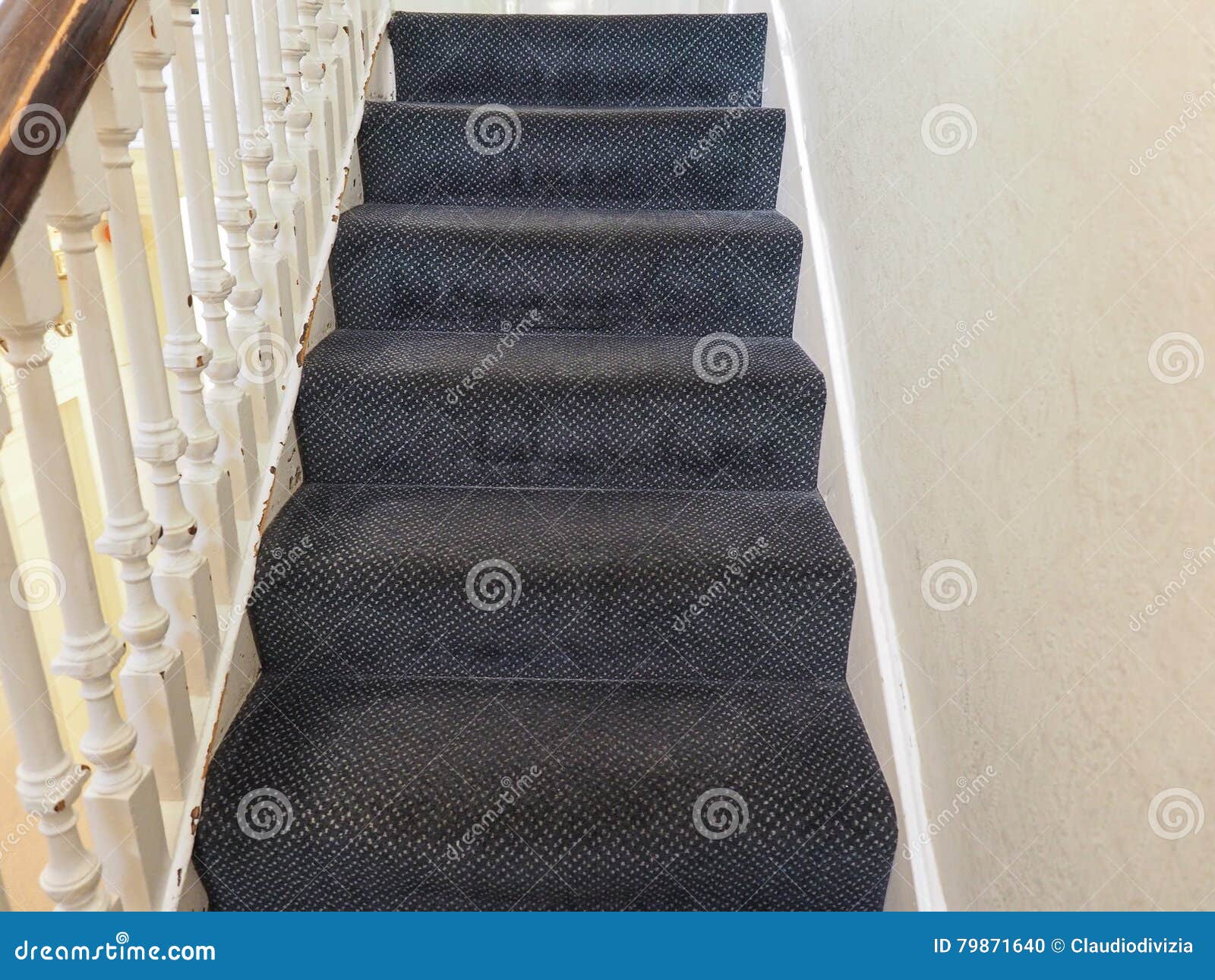 Traditional british stairs stock photo. Image of stairs - 79871640