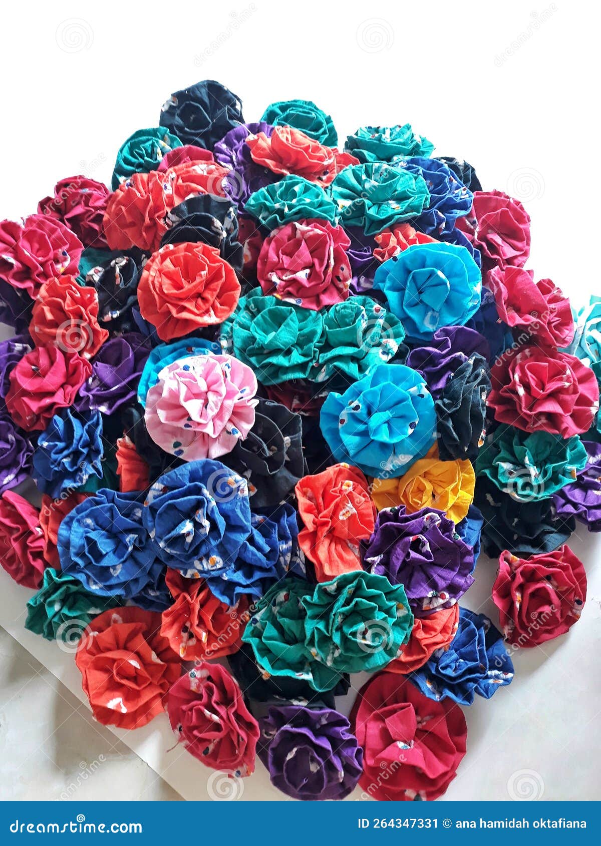 Traditional Brooch Batik stock image. Image of diycraft - 264347331