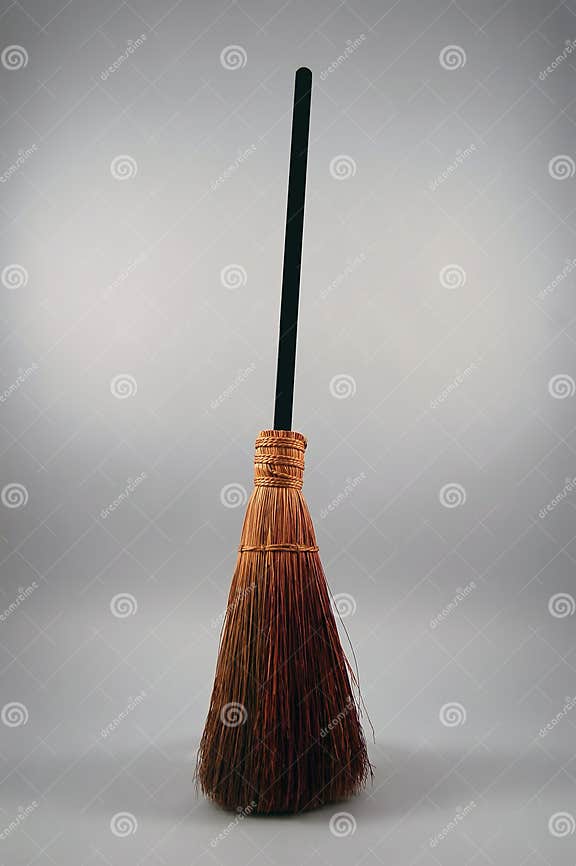 Traditional Broom stock image. Image of clean, natural - 1471799