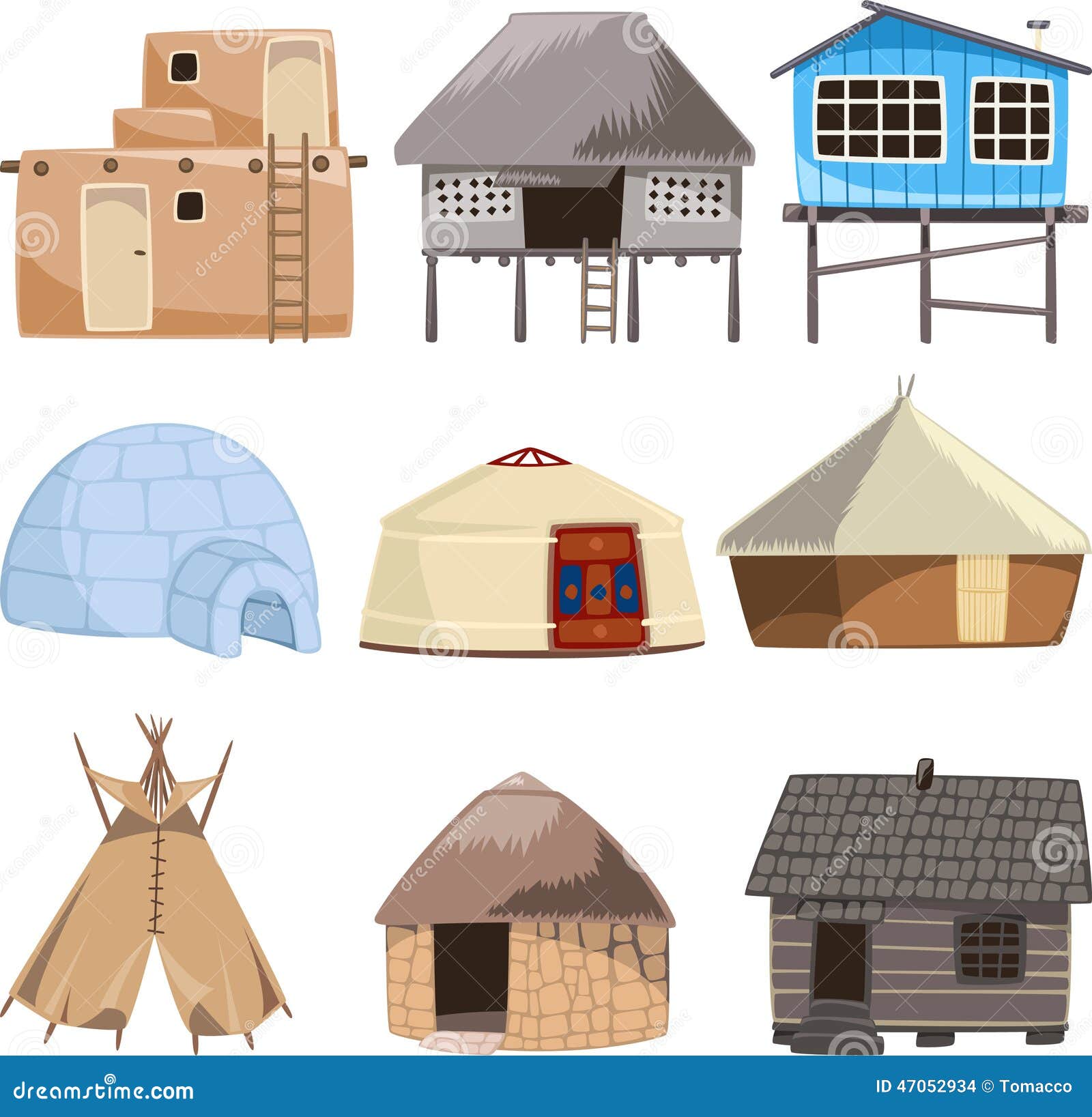 Traditional building house stock illustration. Illustration of ...