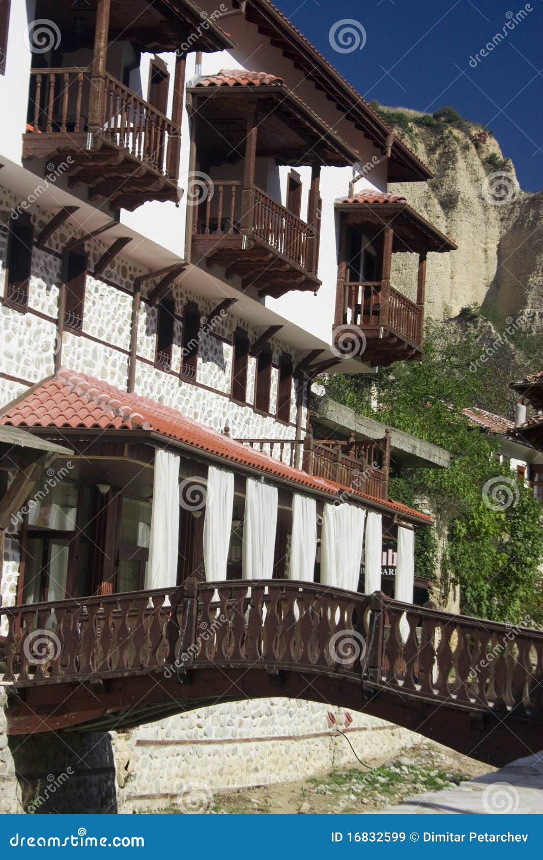 Traditional Bulgarian Architecture Stock Image - Image of travel, wall ...