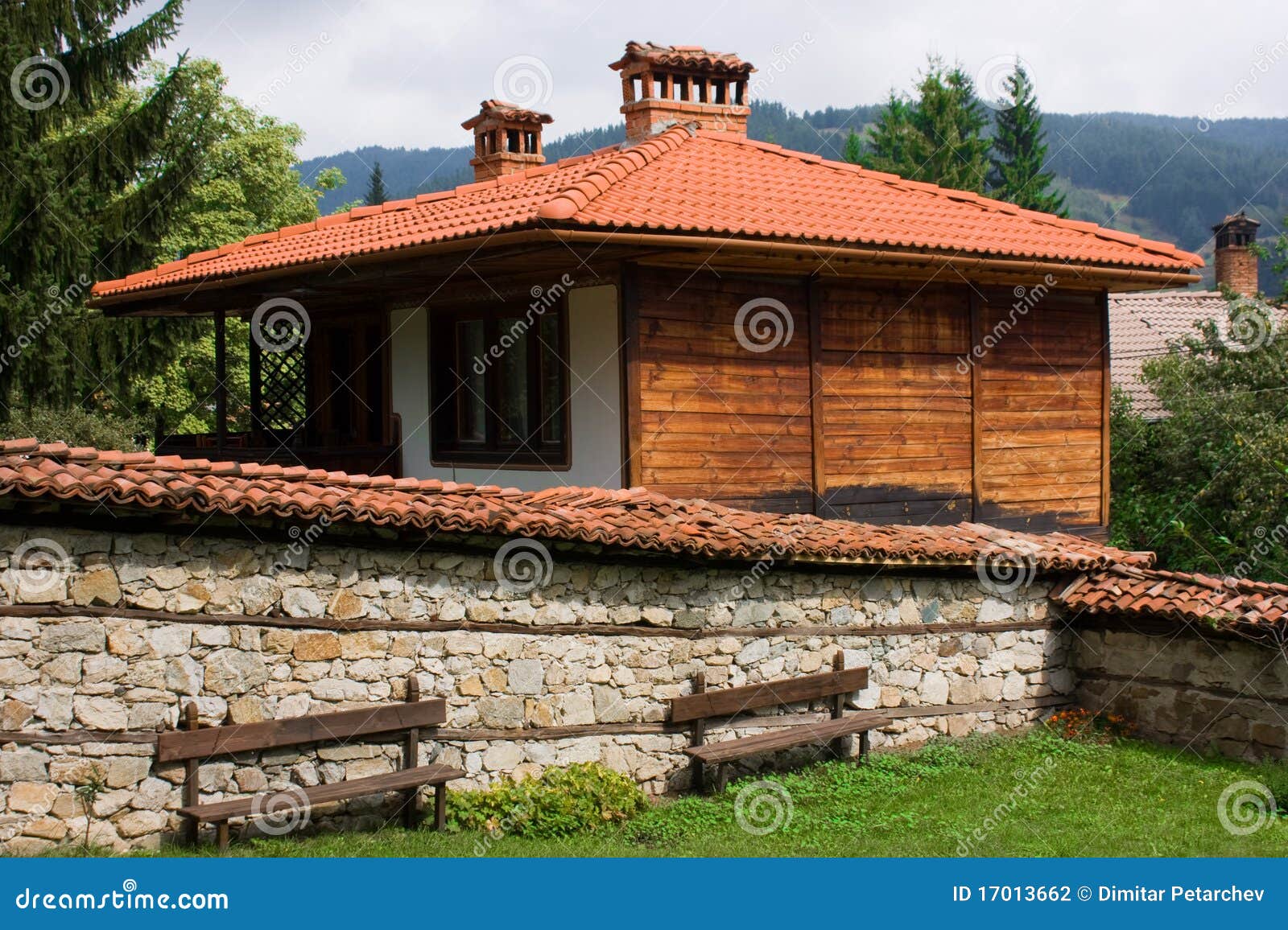 Traditional Bulgarian Architecture Stock Photo - Image of obsolete ...