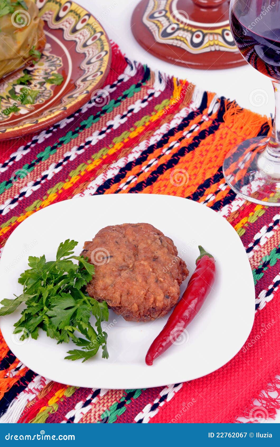 Traditional Bulgarian Cuisine Stock Image - Image of cooked, food: 22762067