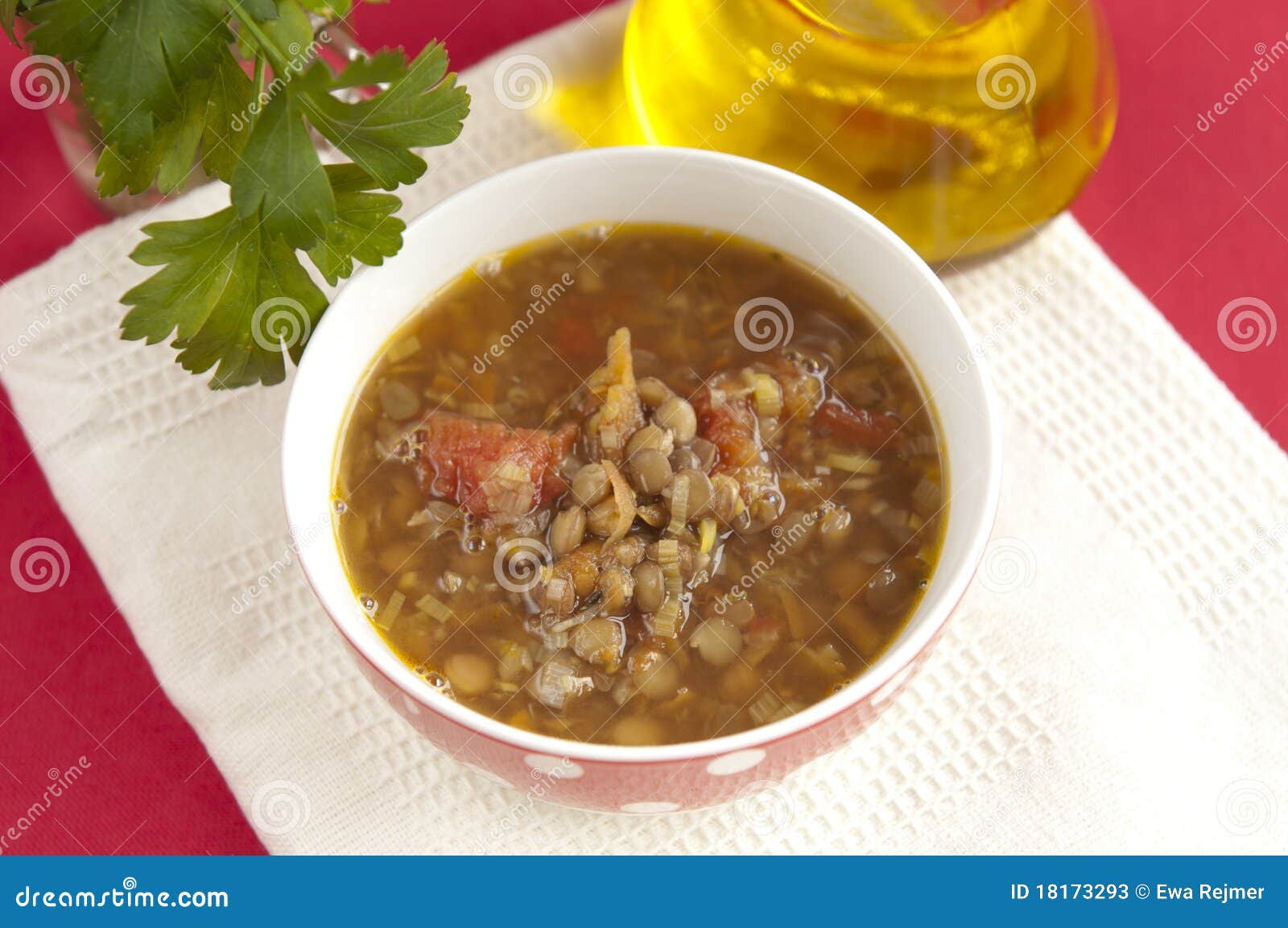 Traditional Bulgarian Lentil Soup Stock Image - Image of stew ...