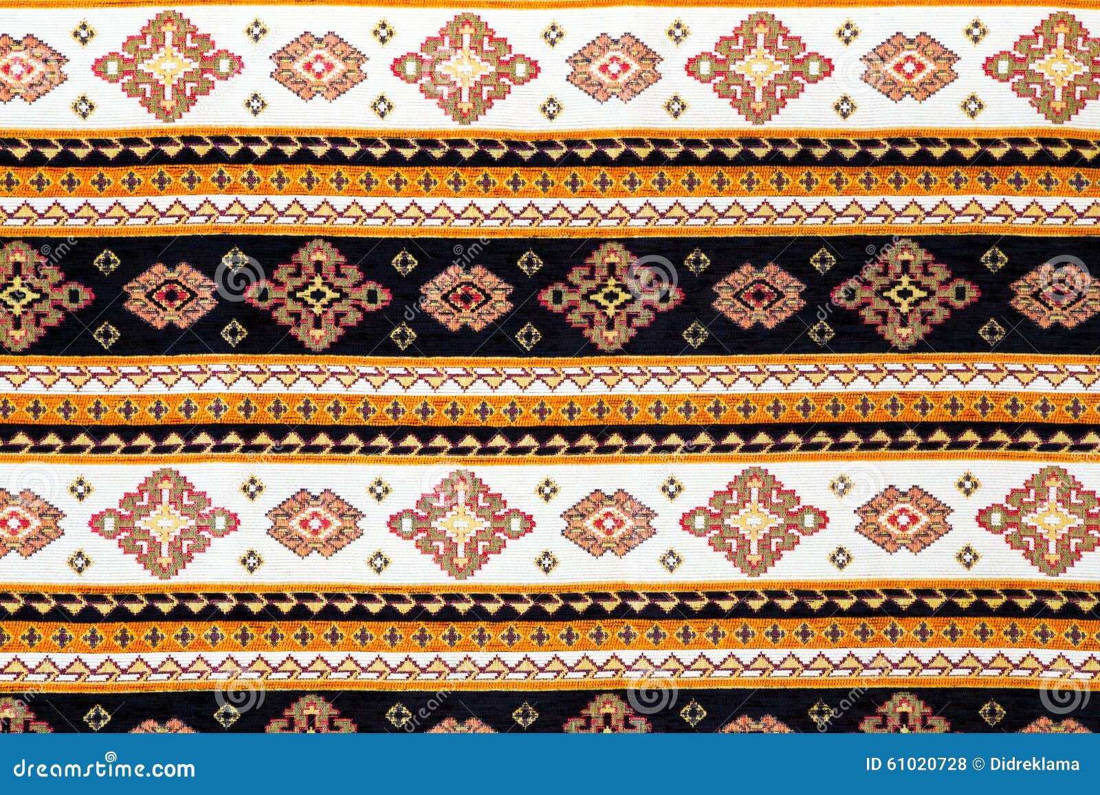 Traditional Bulgarian Seamless Embroidery Stock Photo - Image of ...