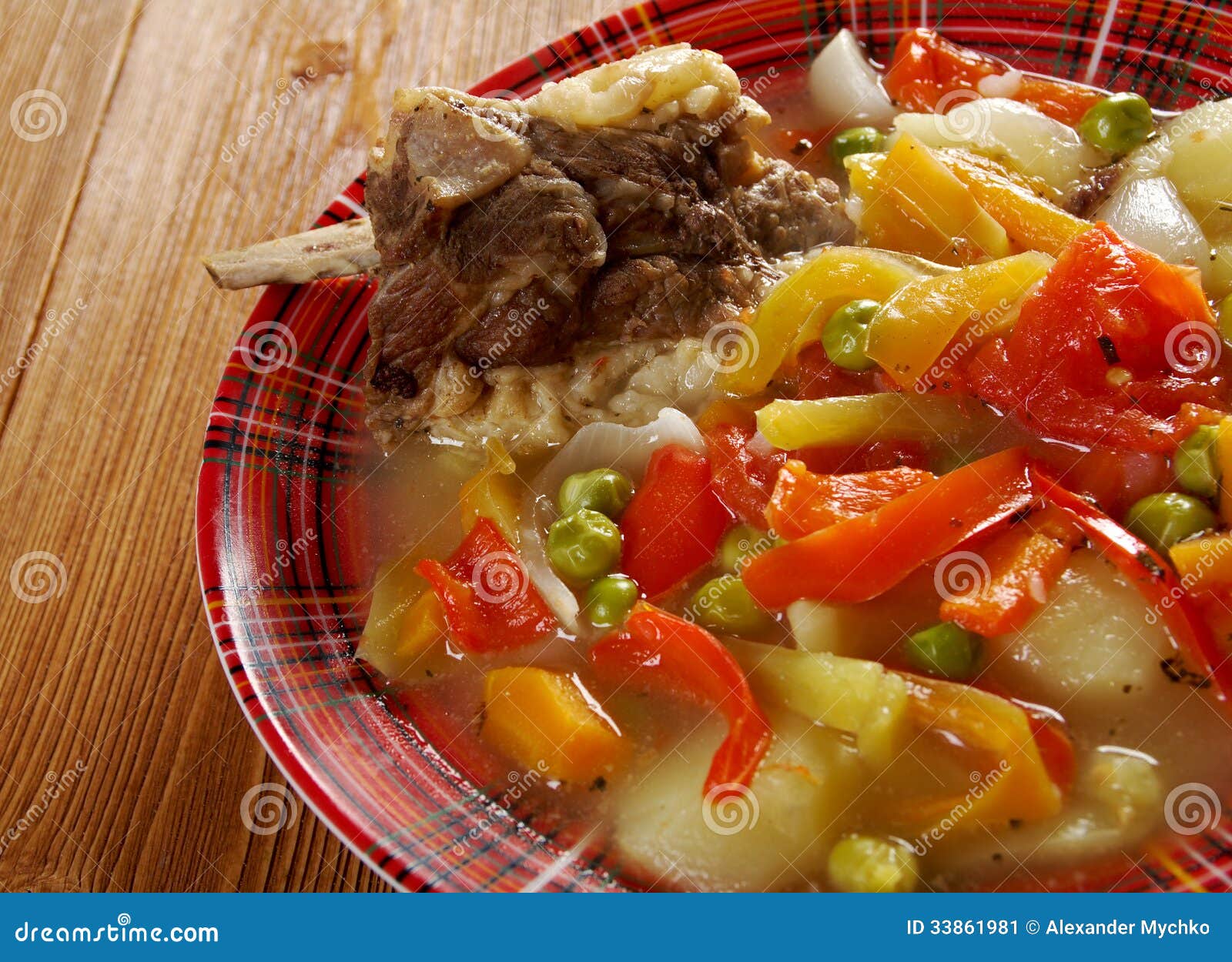 Traditional Bulgarian Soup Chorba Stock Image - Image of vegetables ...