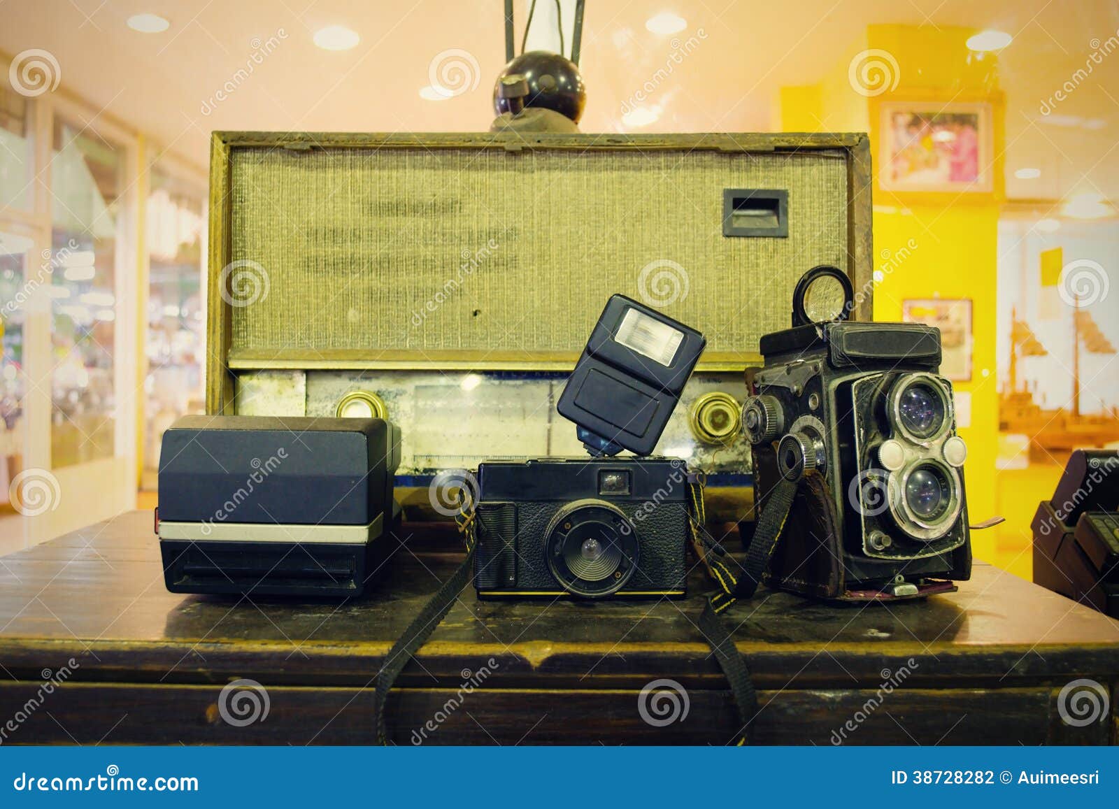 Traditional cameras stock photo. Image of black, style - 38728282