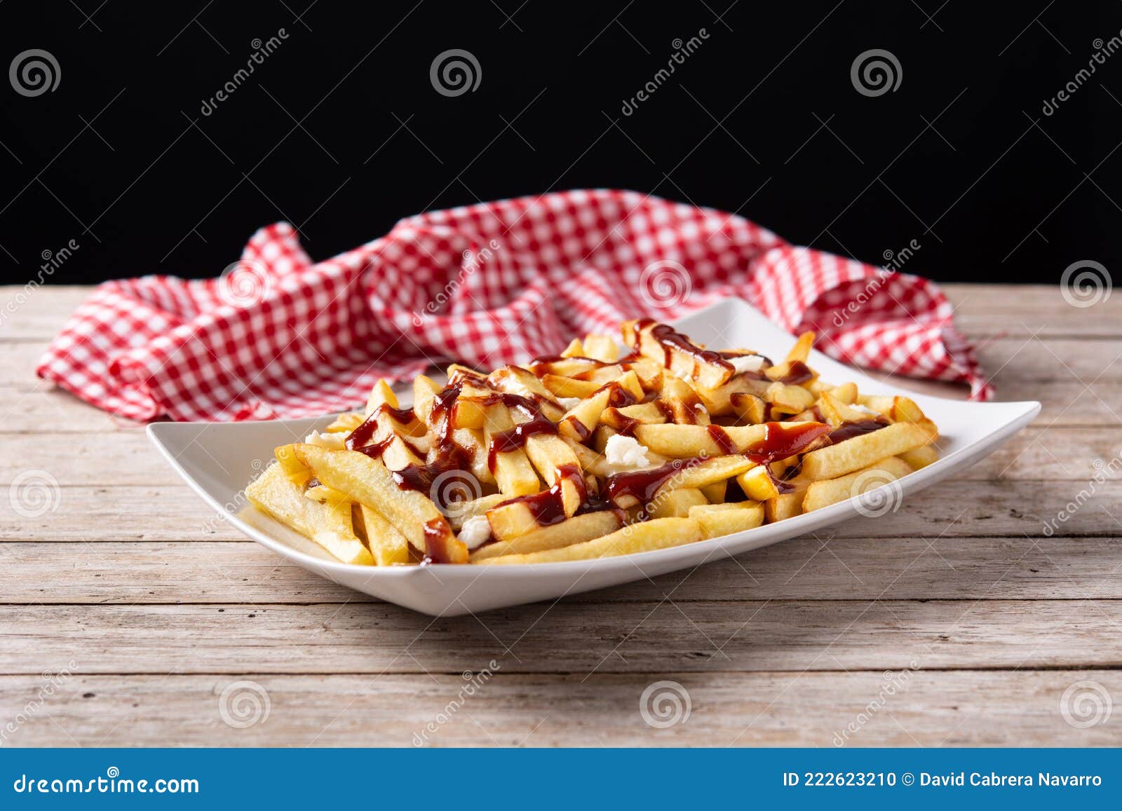 Traditional Canadian Poutine Stock Photo - Image of ingredients, curds ...