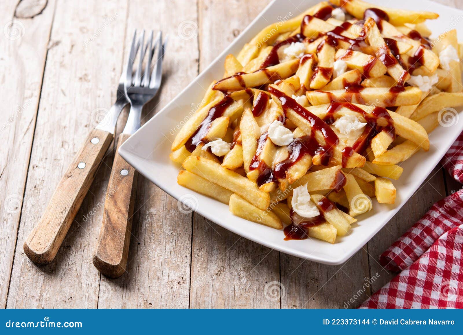 Traditional Canadian Poutine Stock Photo - Image of fresh, composition ...