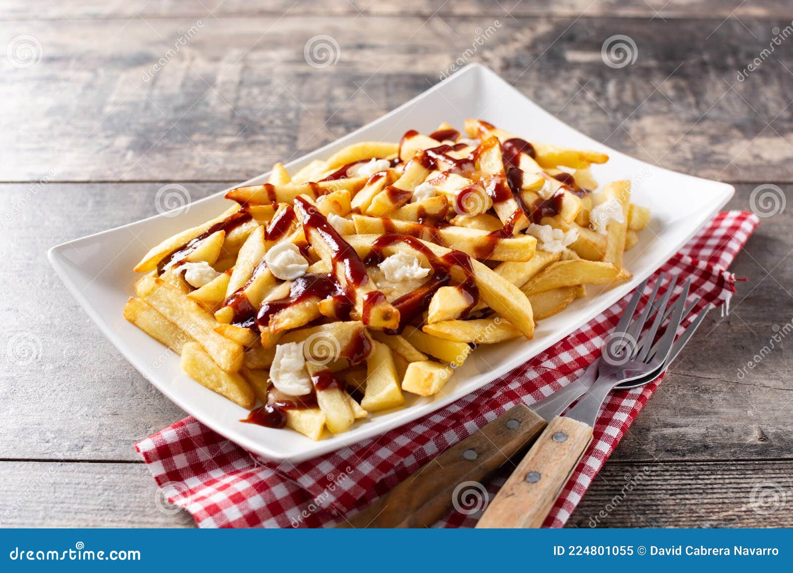 Traditional Canadian Poutine Stock Image - Image of fresh, sauce: 224801055