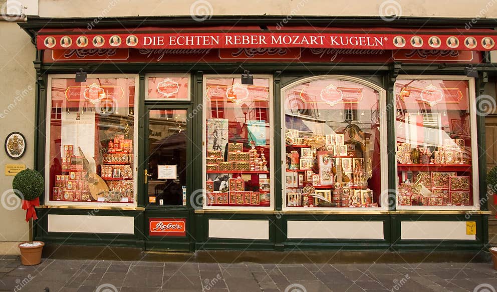 Traditional Candy Shop in Austria Stock Image - Image of patterns ...