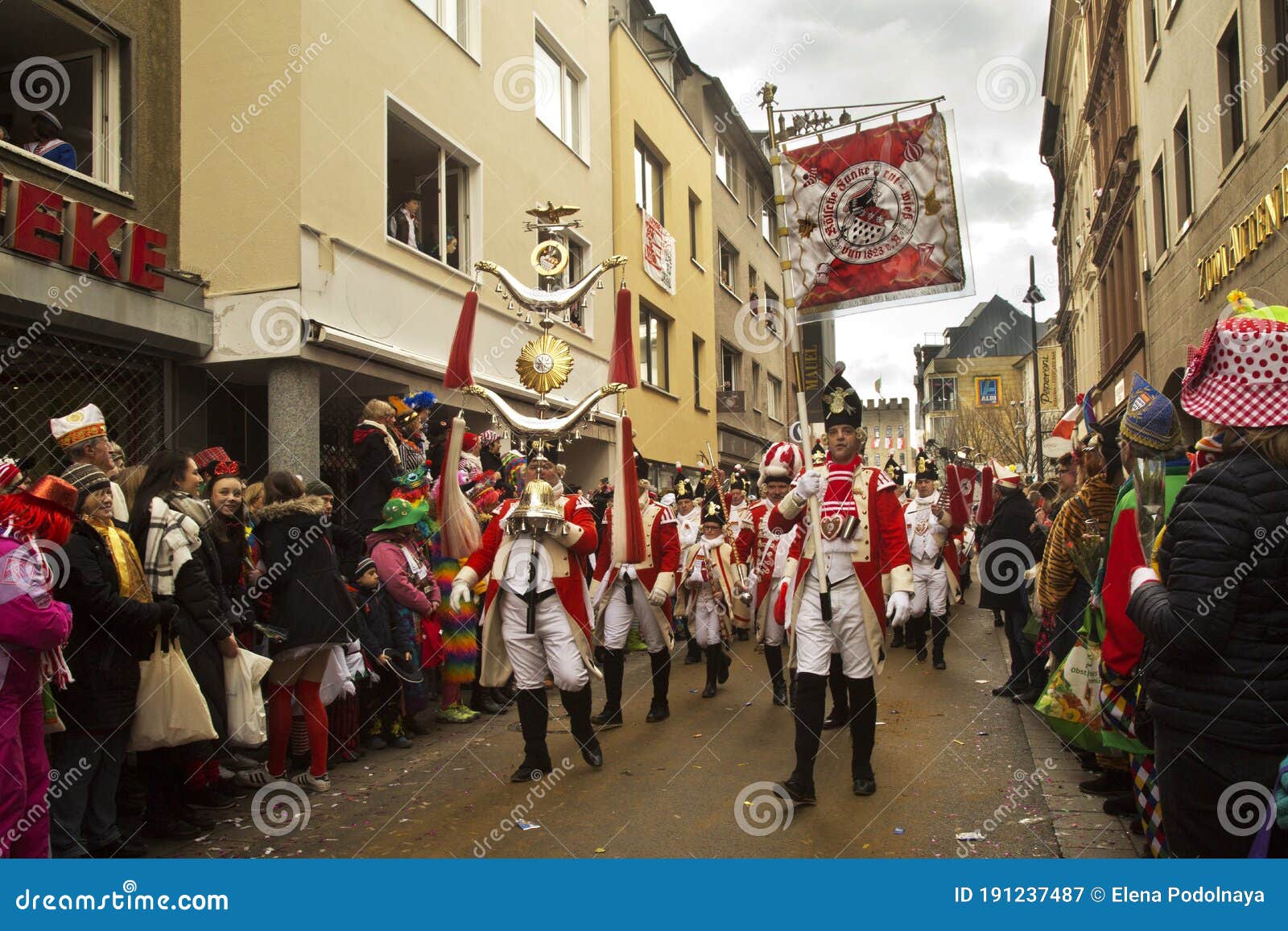 The Traditional Carnival Parade of Carnival Masks in Cologne, Germany ...