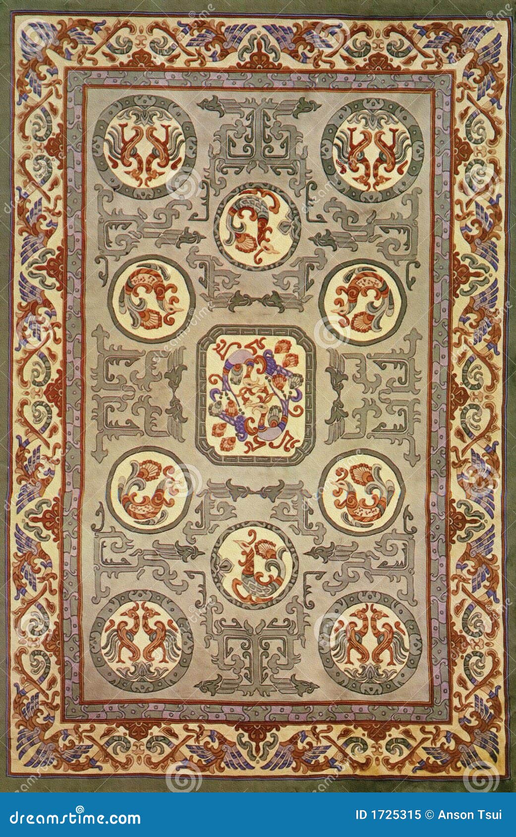 Traditional Carpet Pattern Material Texture Stock Image - Image of ...