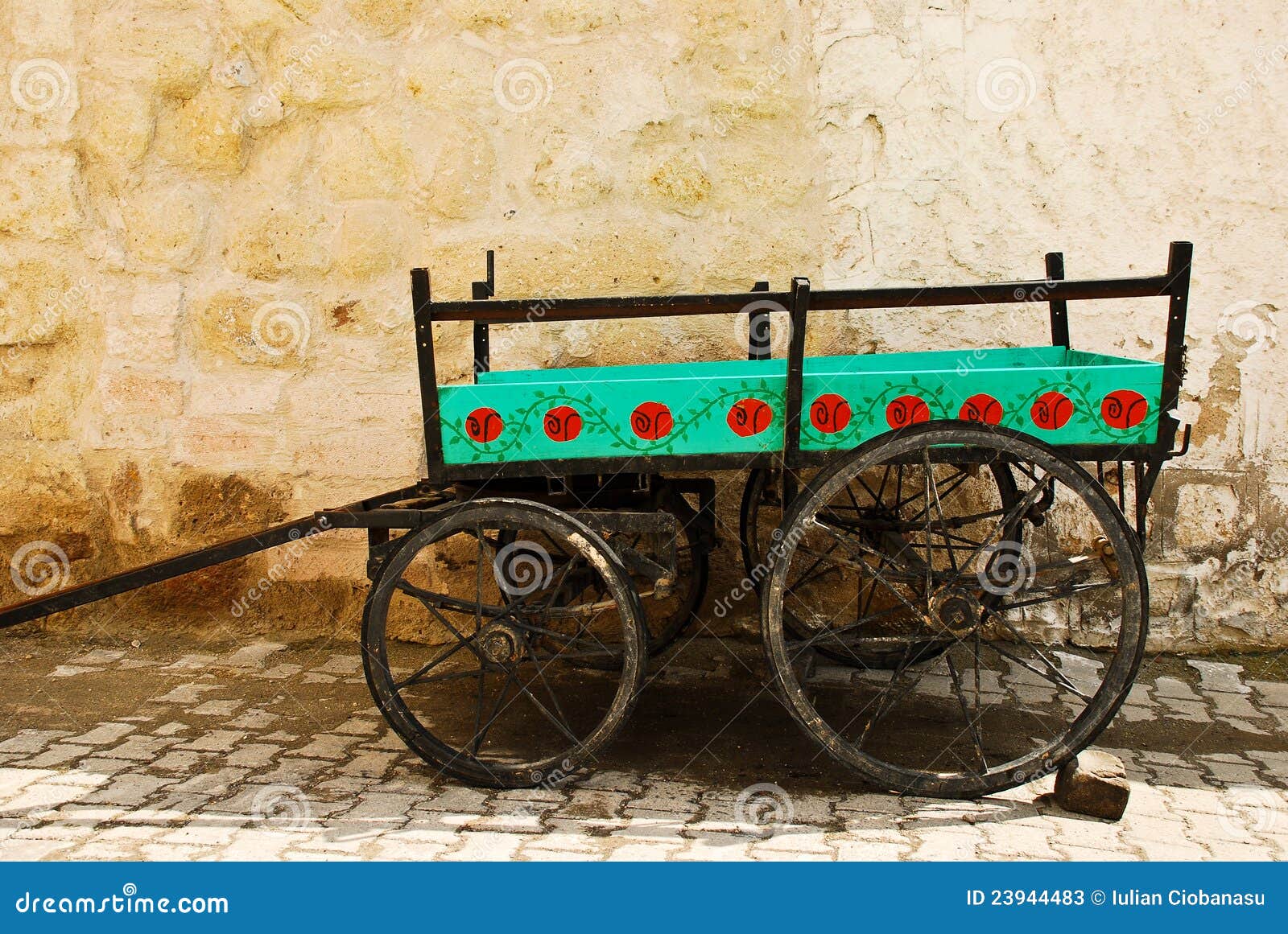 Traditional cart stock image. Image of wheel, decoration - 23944483