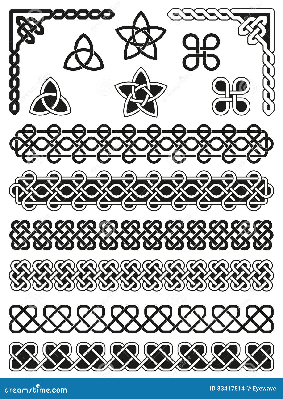 Traditional Celtic Design Elements Stock Vector - Illustration of ...