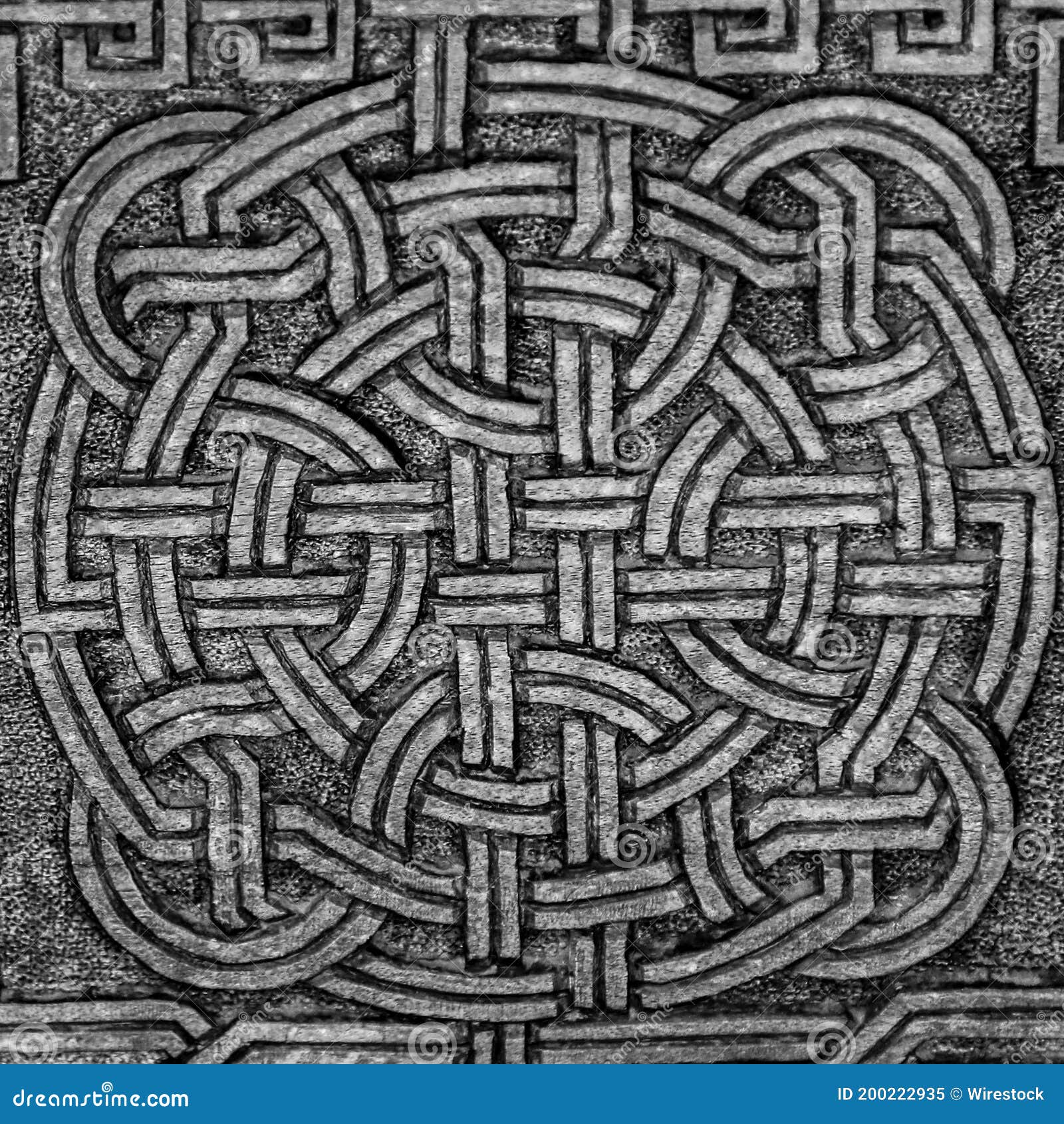 Traditional Celtic Pattern stock image. Image of celtic - 200222935